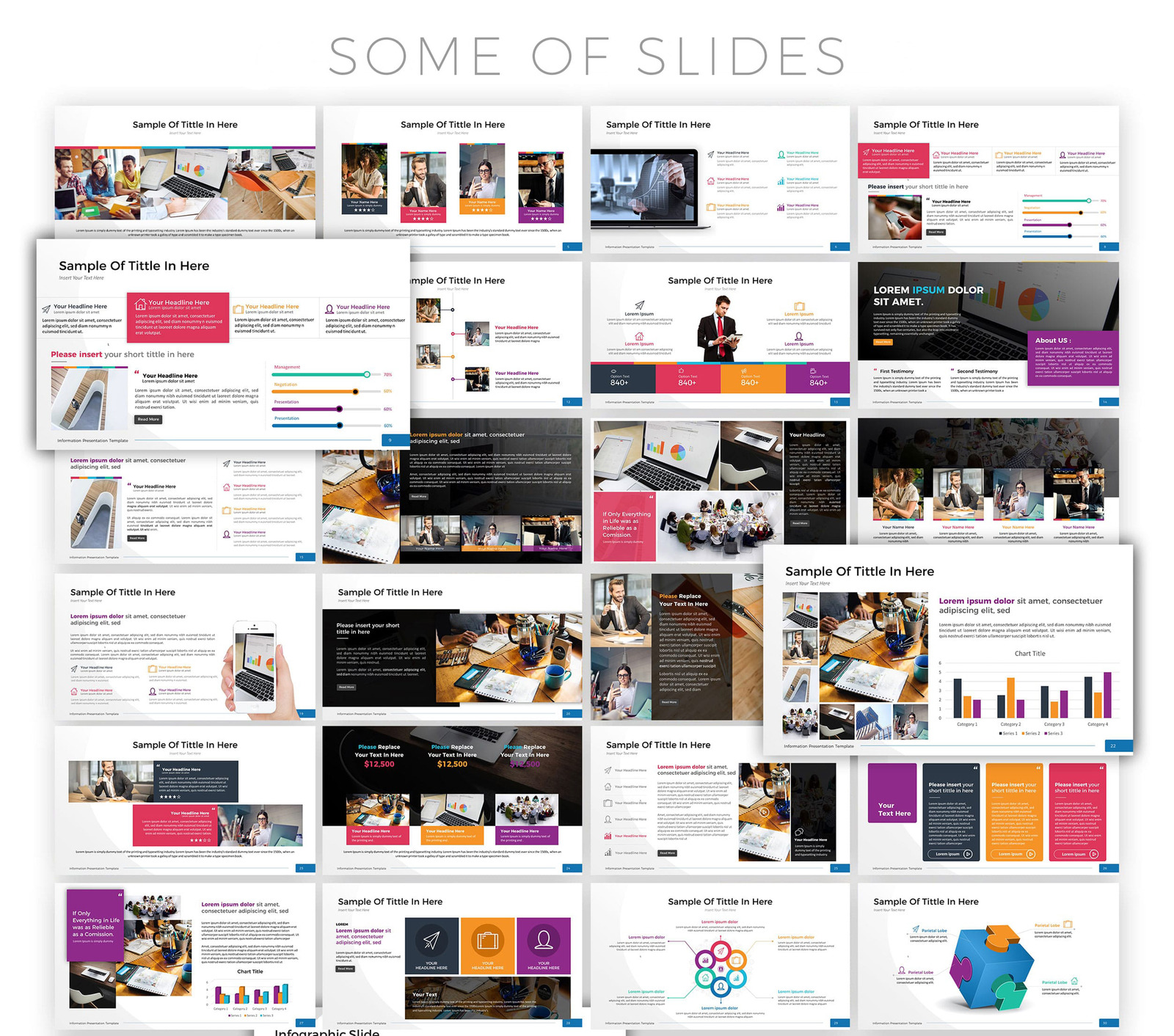 Information - Business Presentation PowerPoint template