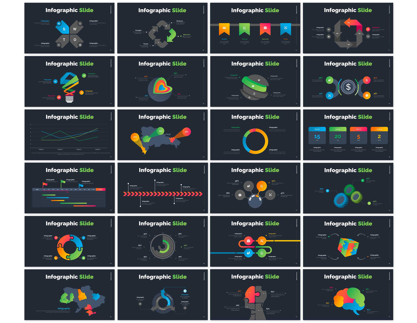 Presentation Summit PowerPoint template - TemplateMonster
