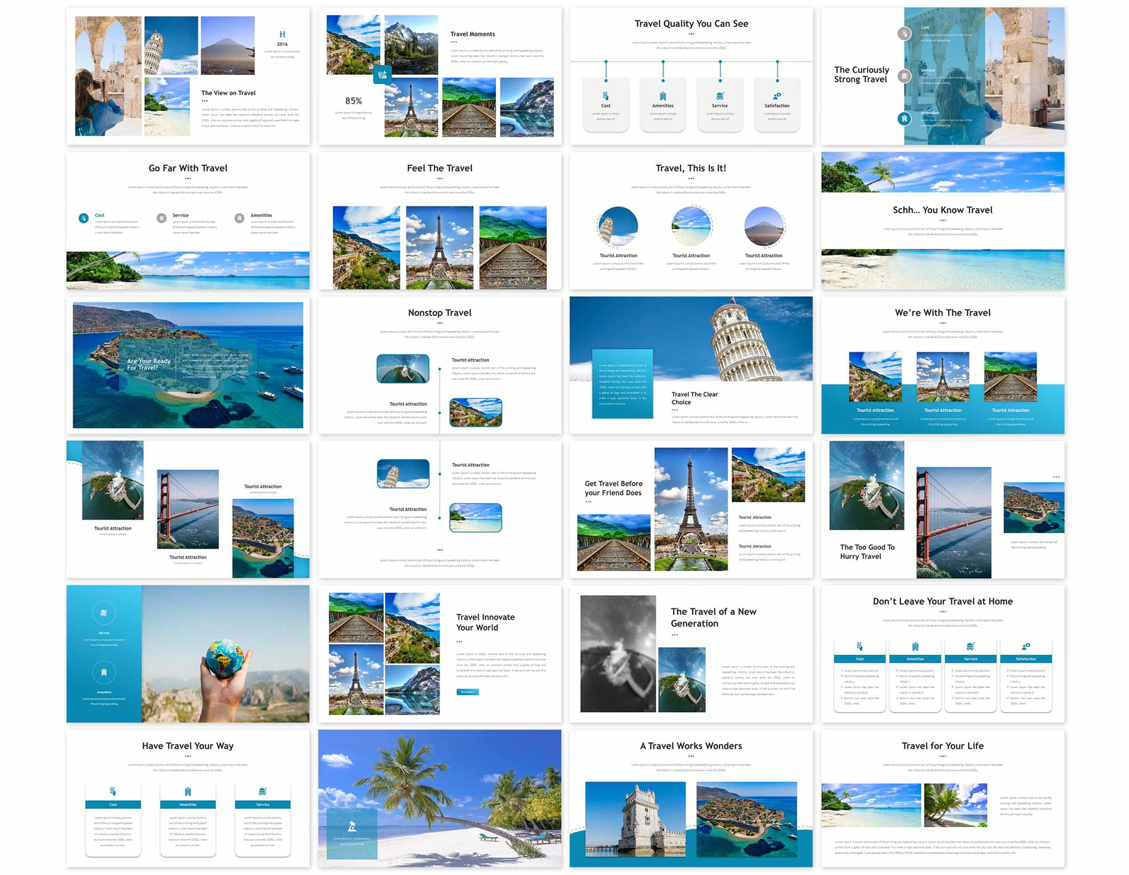 Enjoy Your Trip Presentation PowerPoint template