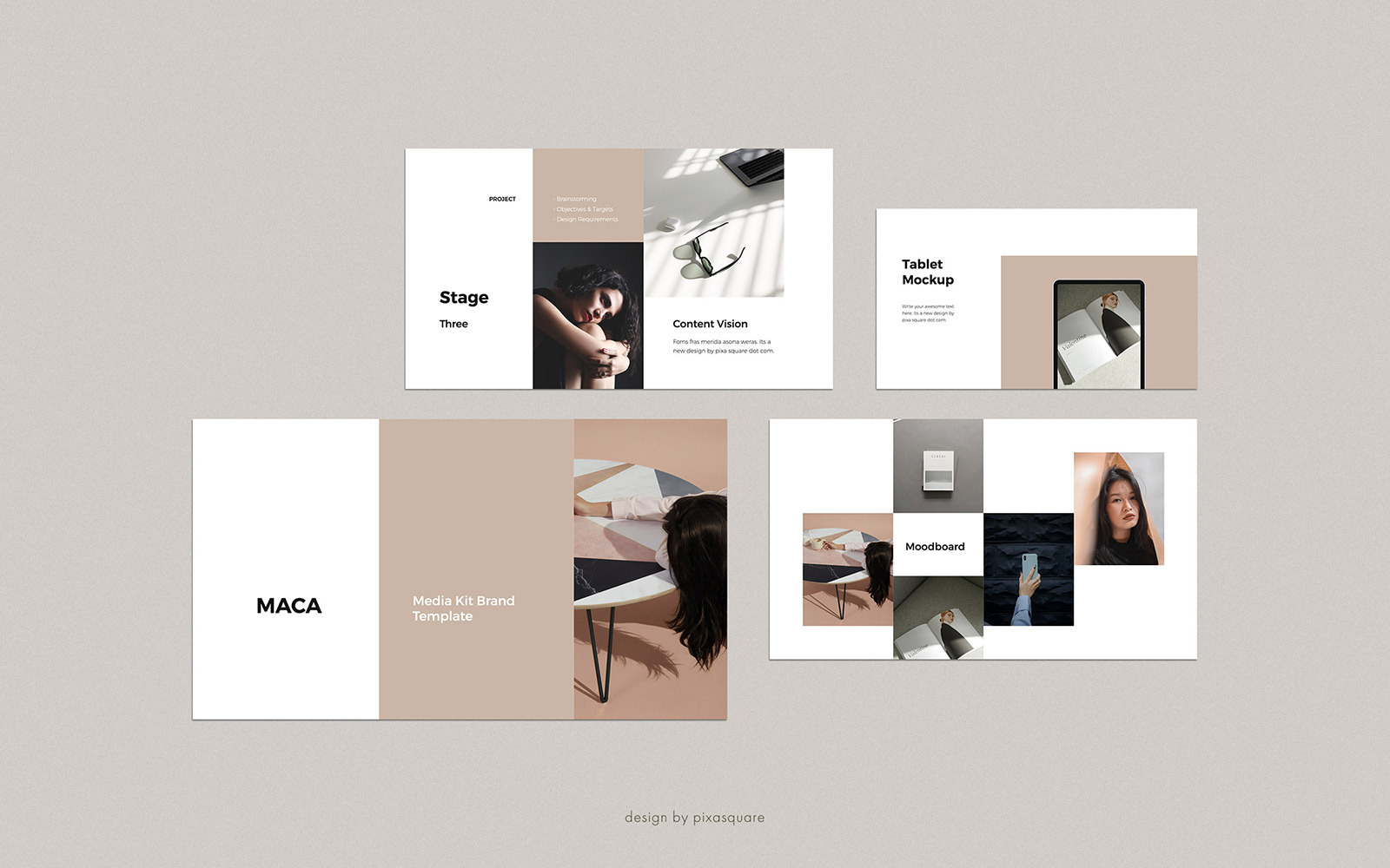 MACA - Media Kit PowerPoint template - TemplateMonster