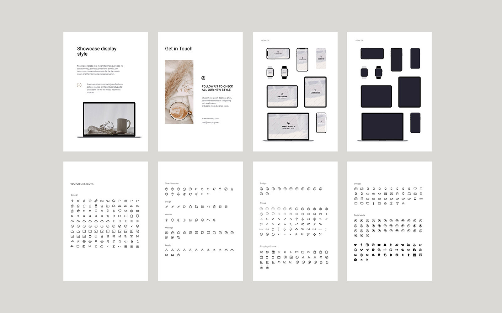 COSA - A4 Vertical PowerPoint template - TemplateMonster