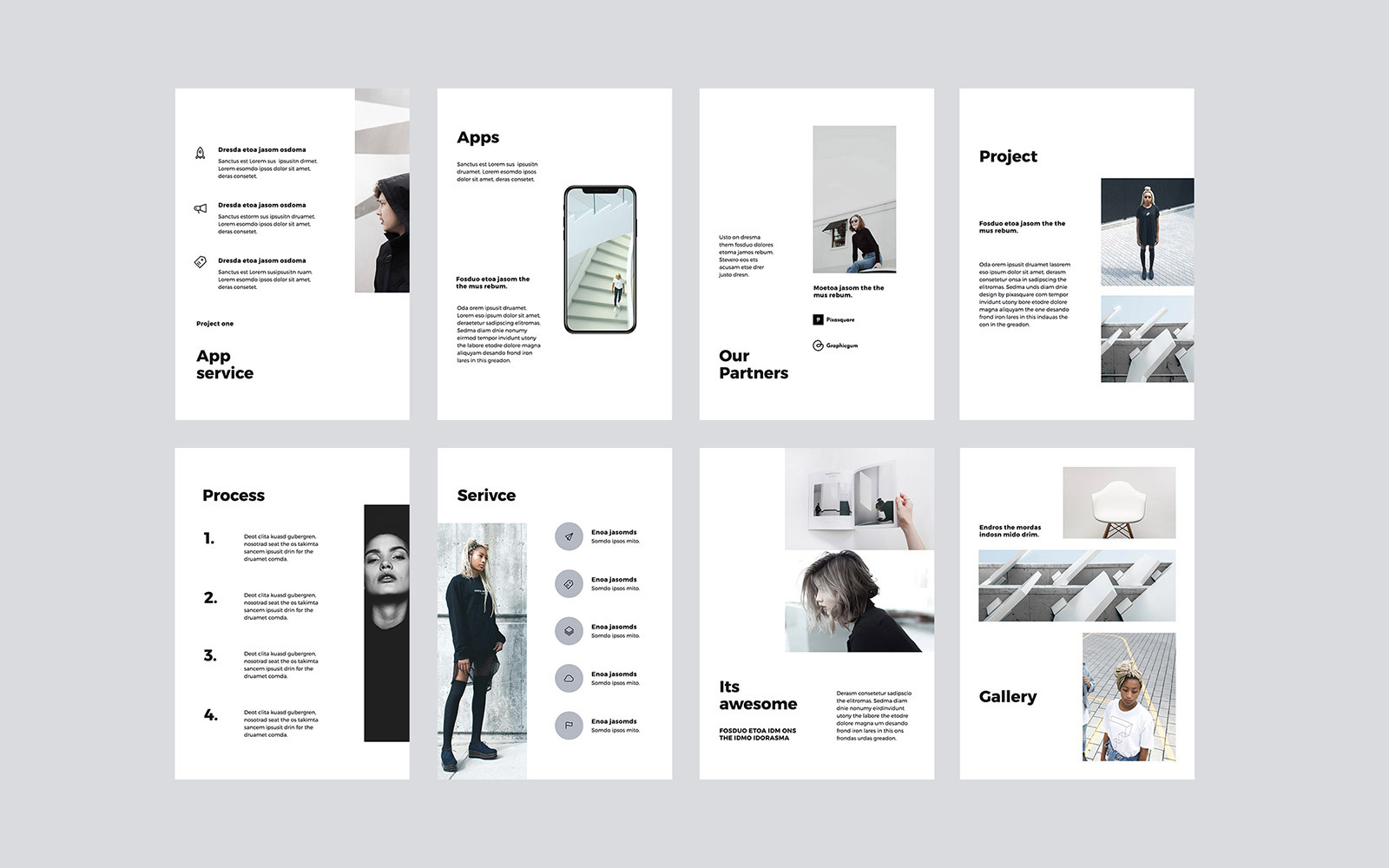 COSA - A4 Vertical PowerPoint template - TemplateMonster