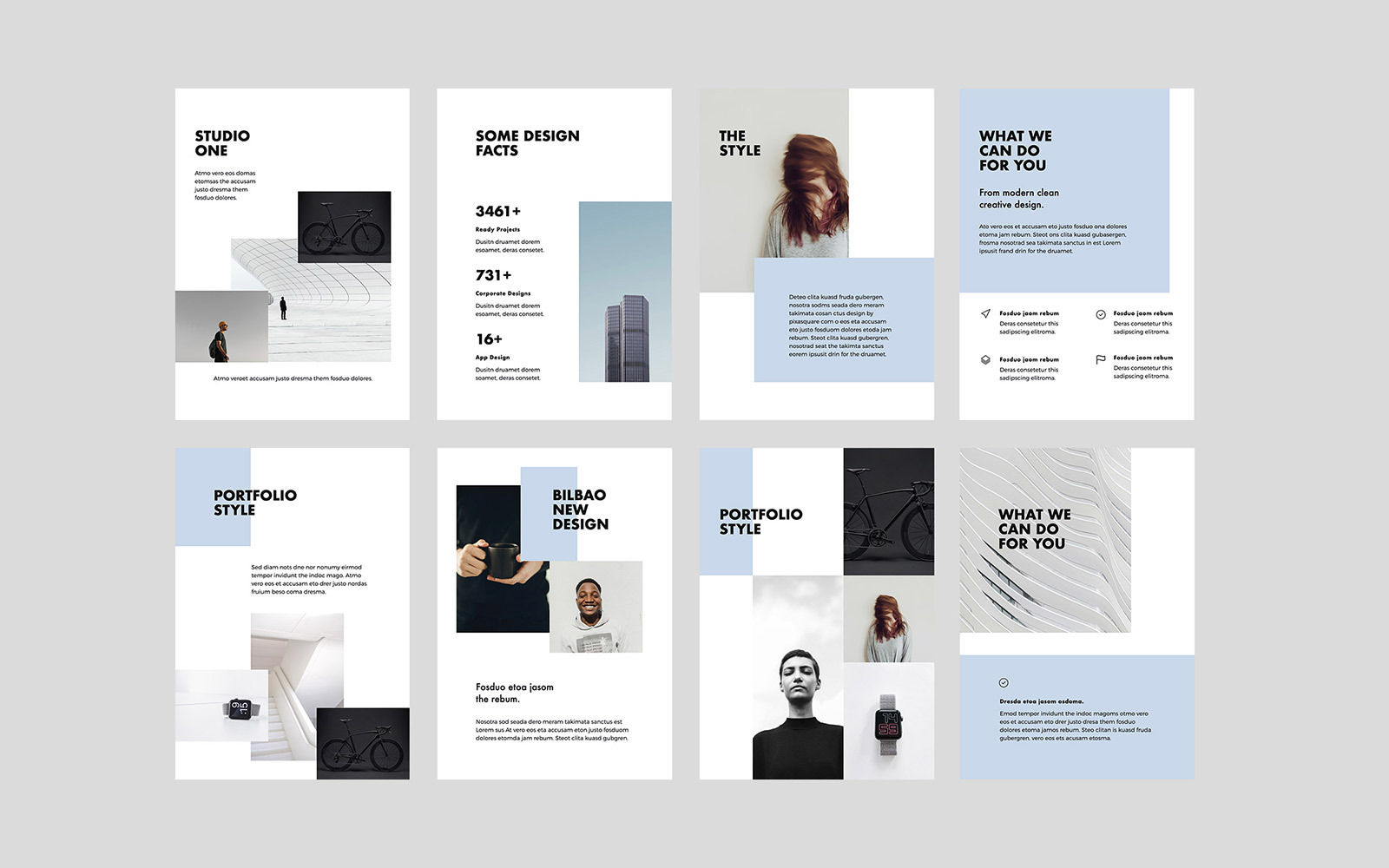 BILBAO - A4 Vertical PowerPoint template - TemplateMonster