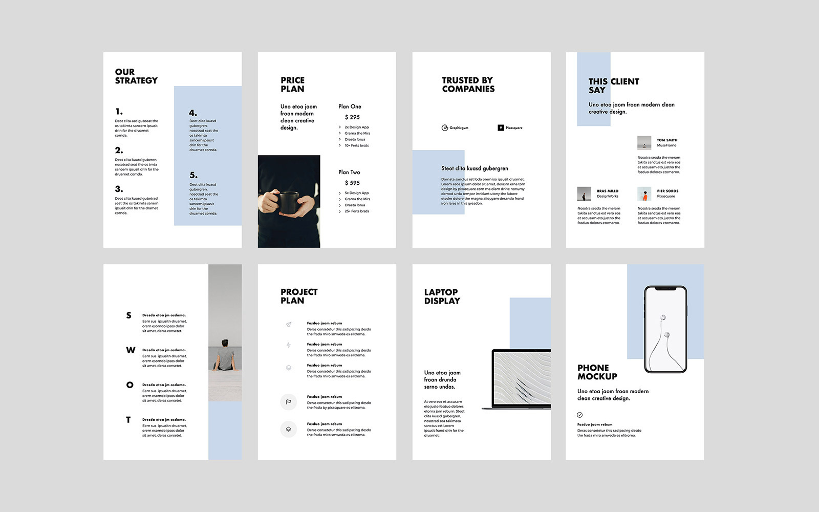 BILBAO - A4 Vertical PowerPoint template - TemplateMonster