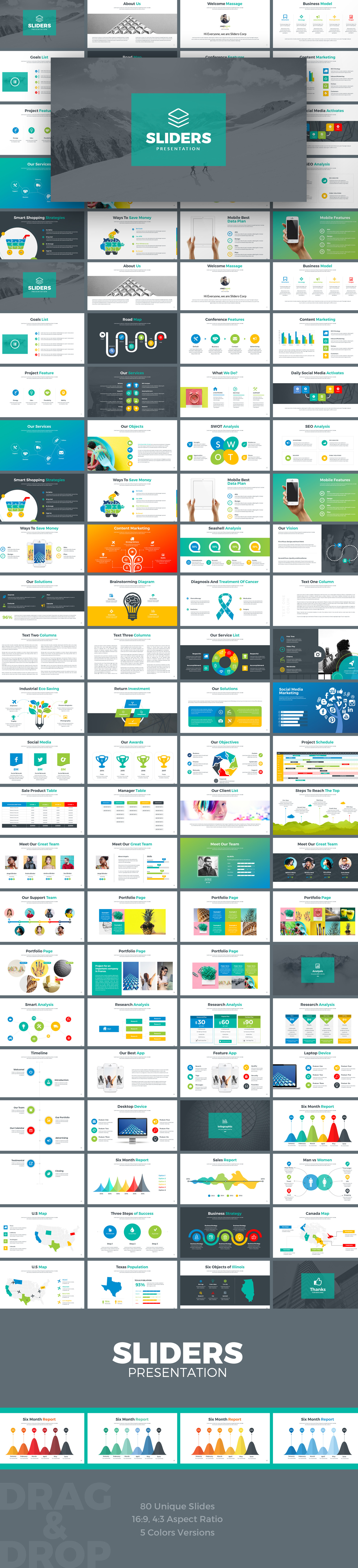 Sliders - Multipurpose PowerPoint template - TemplateMonster