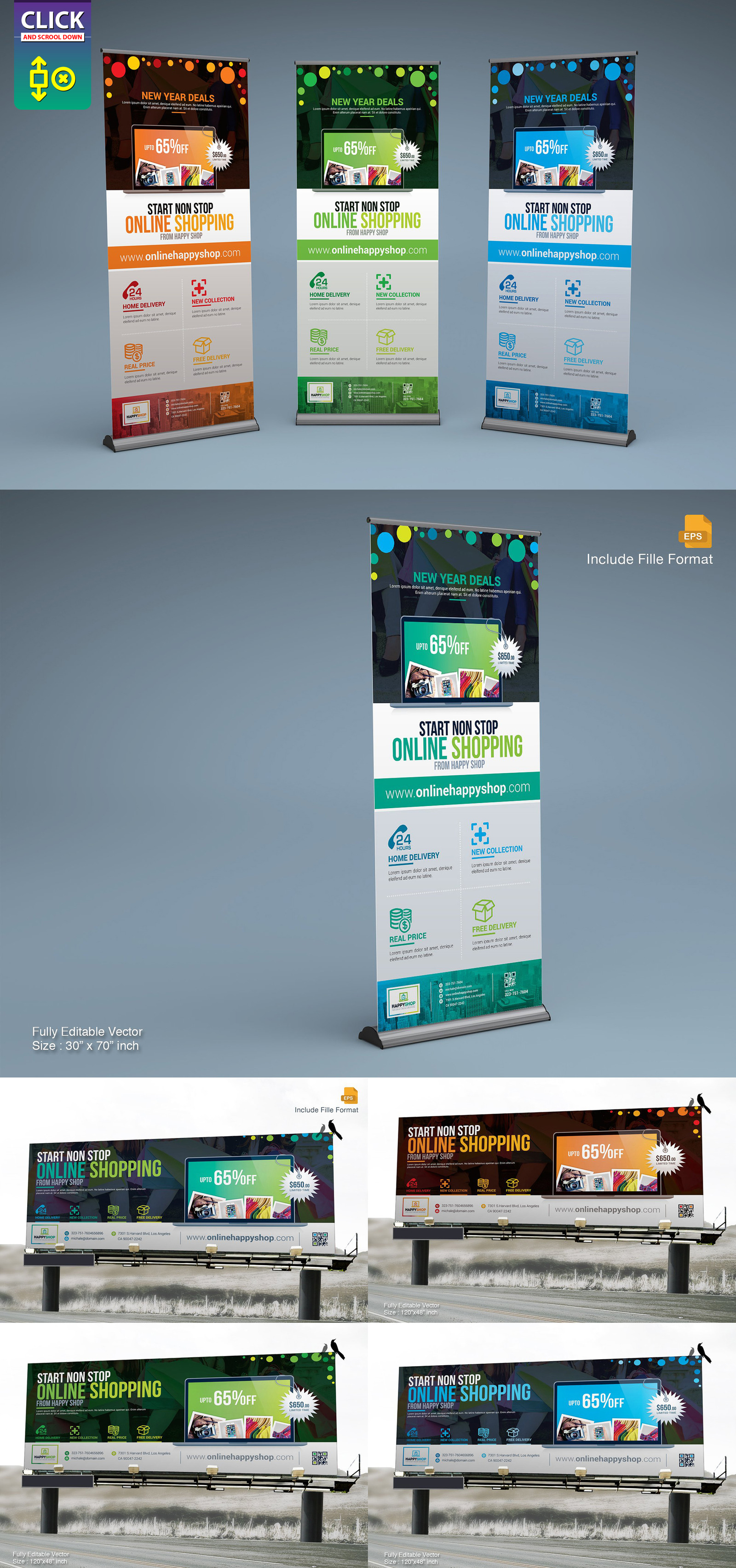 Signage Template | 30+ Individual Items Bundle