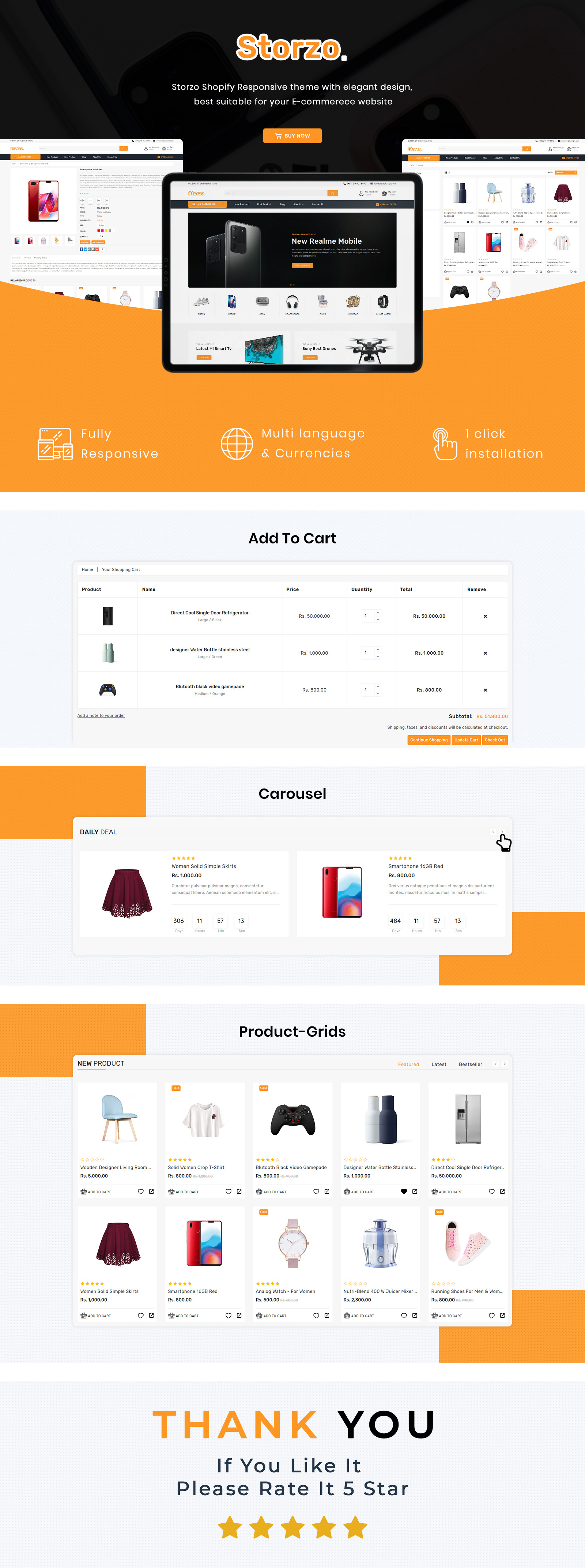 Storzo - Multipurpose E-commerce Shopify Theme