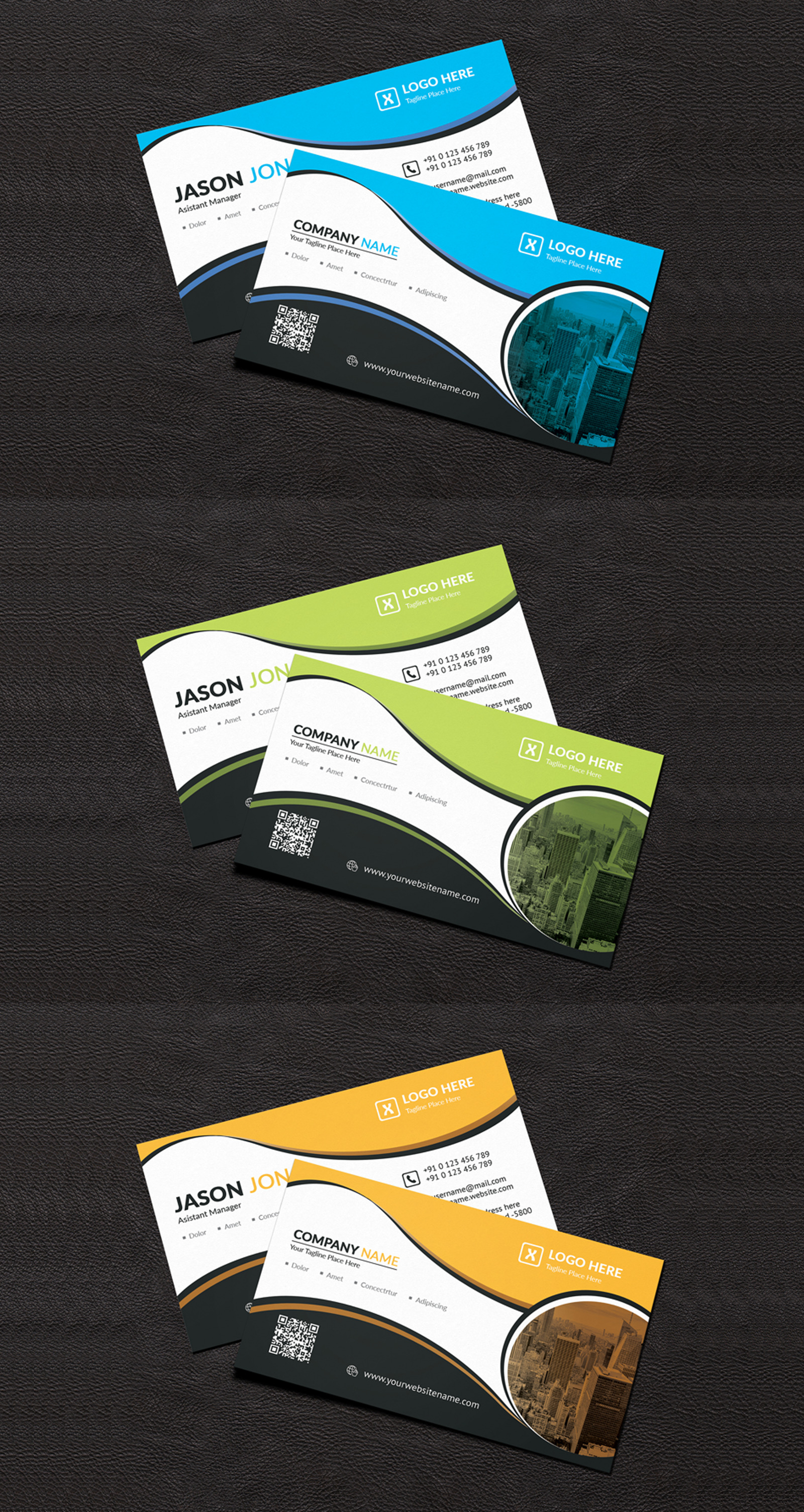 Jason Jon Personal Business Card - Corporate Identity Template