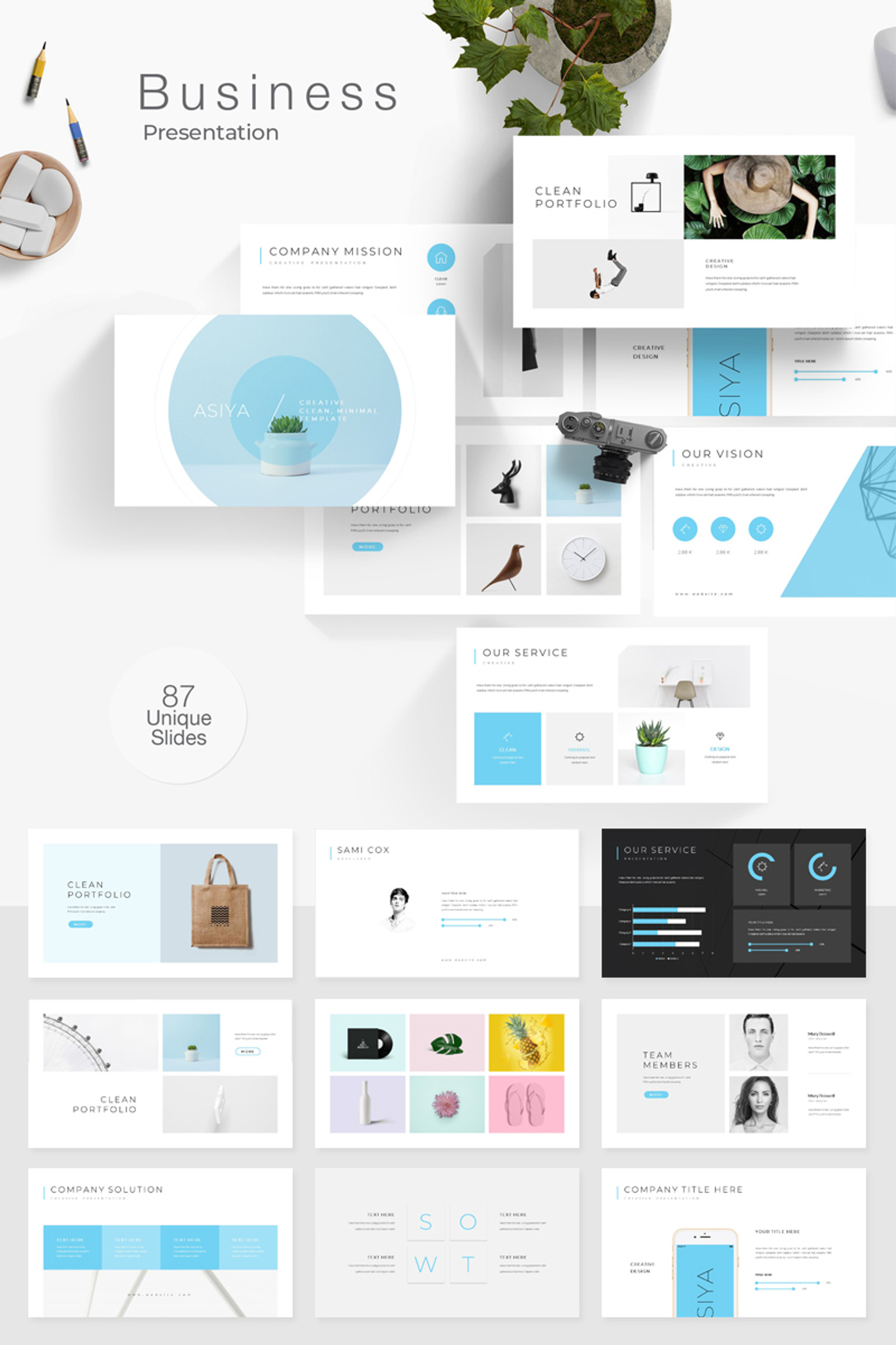 Entire Pack Presentation PowerPoint template