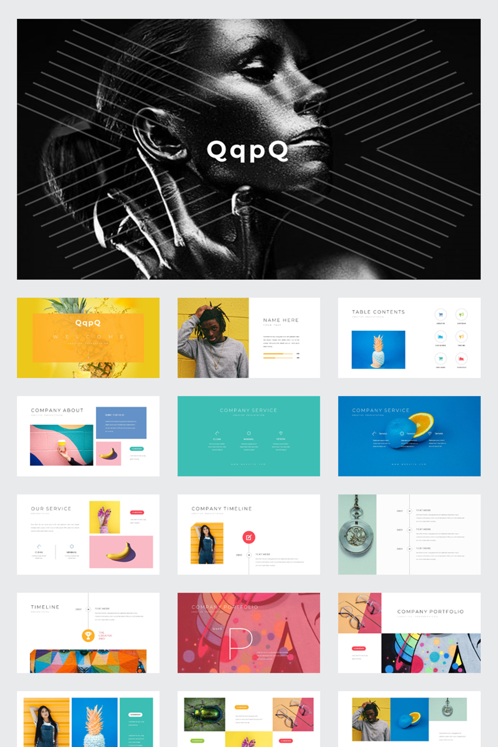 Entire Pack Presentation PowerPoint template