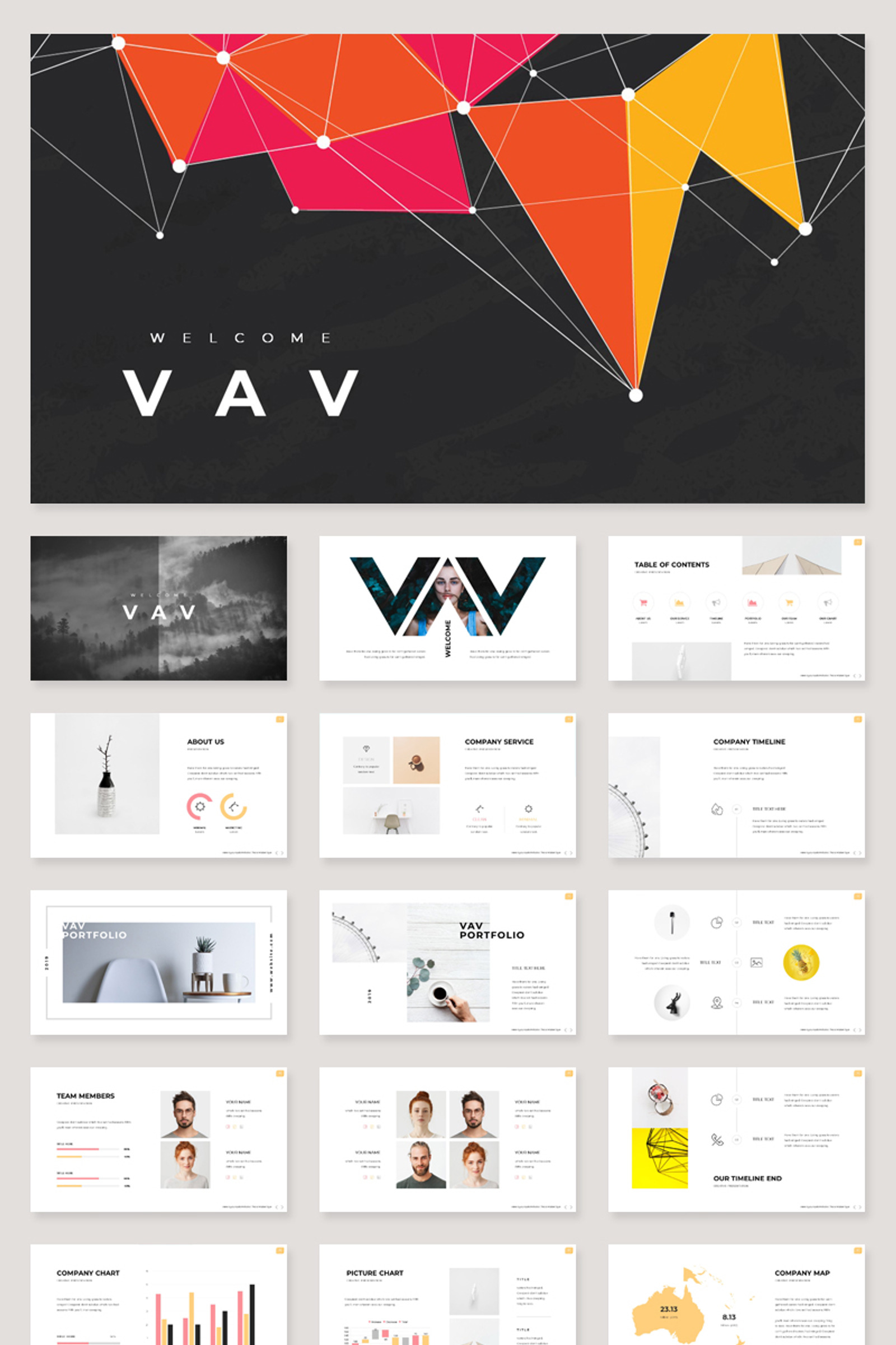 Entire Pack Presentation PowerPoint template