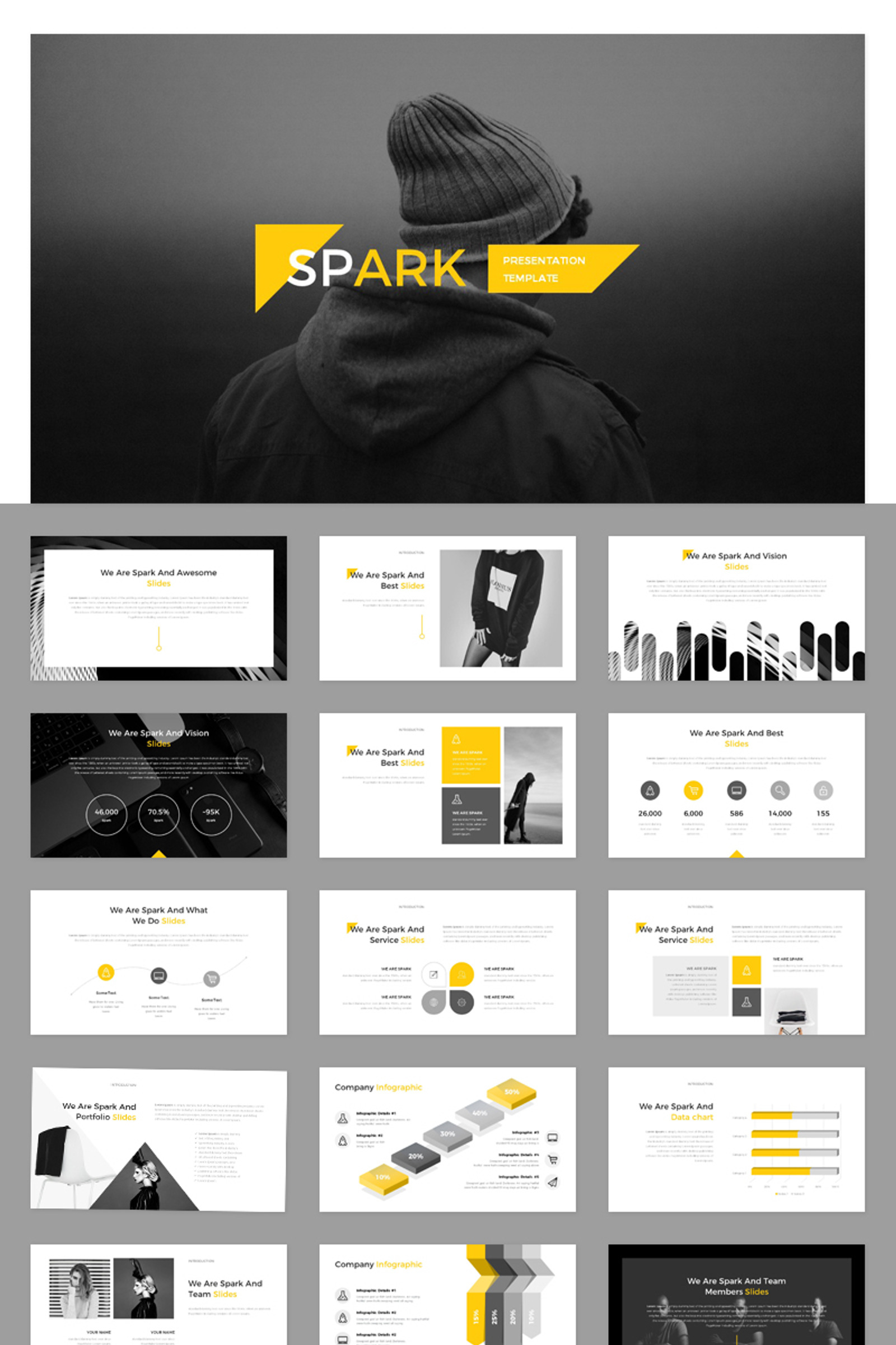 Entire Pack Presentation PowerPoint template