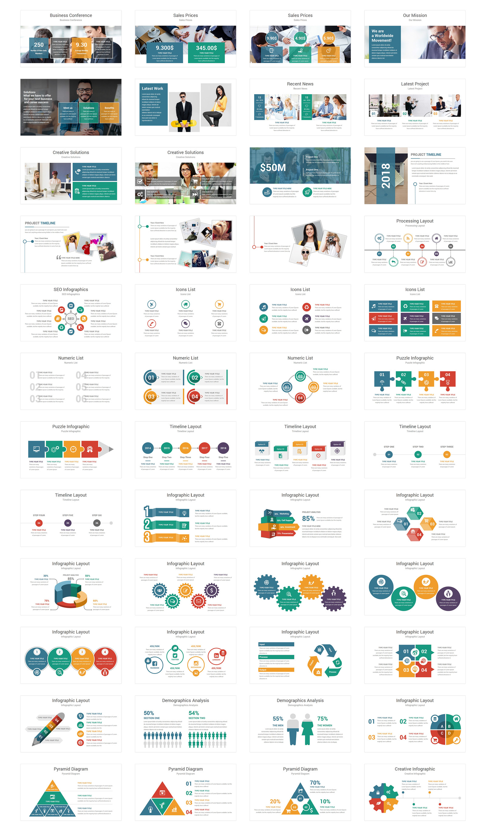 Creative PowerPoint template #71906 - TemplateMonster