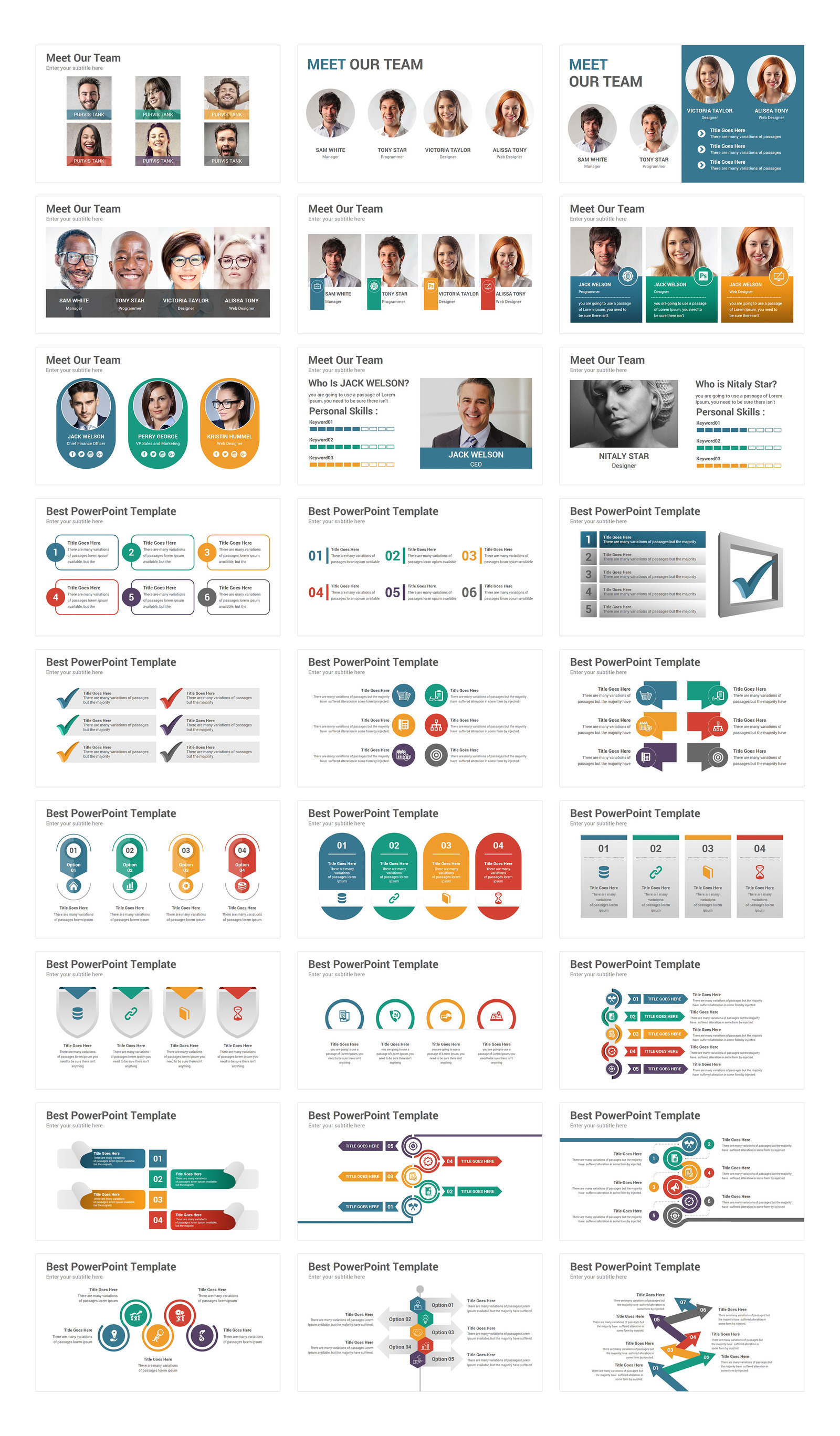 Modelli PowerPoint Business Pro #77620 - TemplateMonster