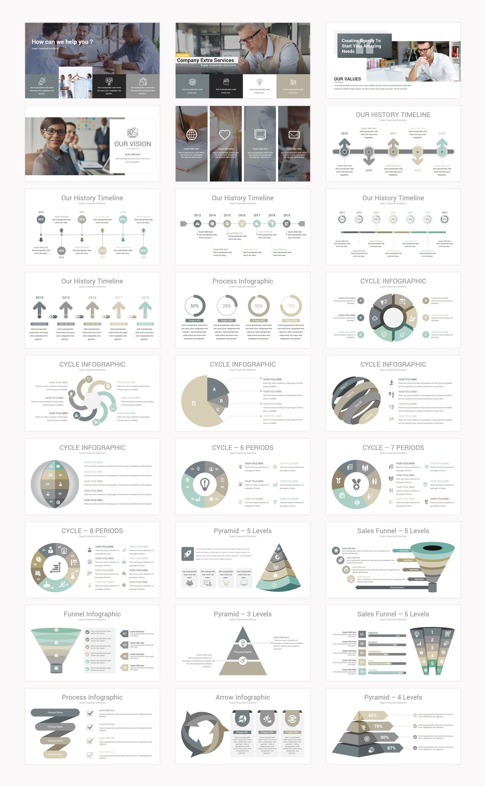 Business Project PowerPoint template - TemplateMonster