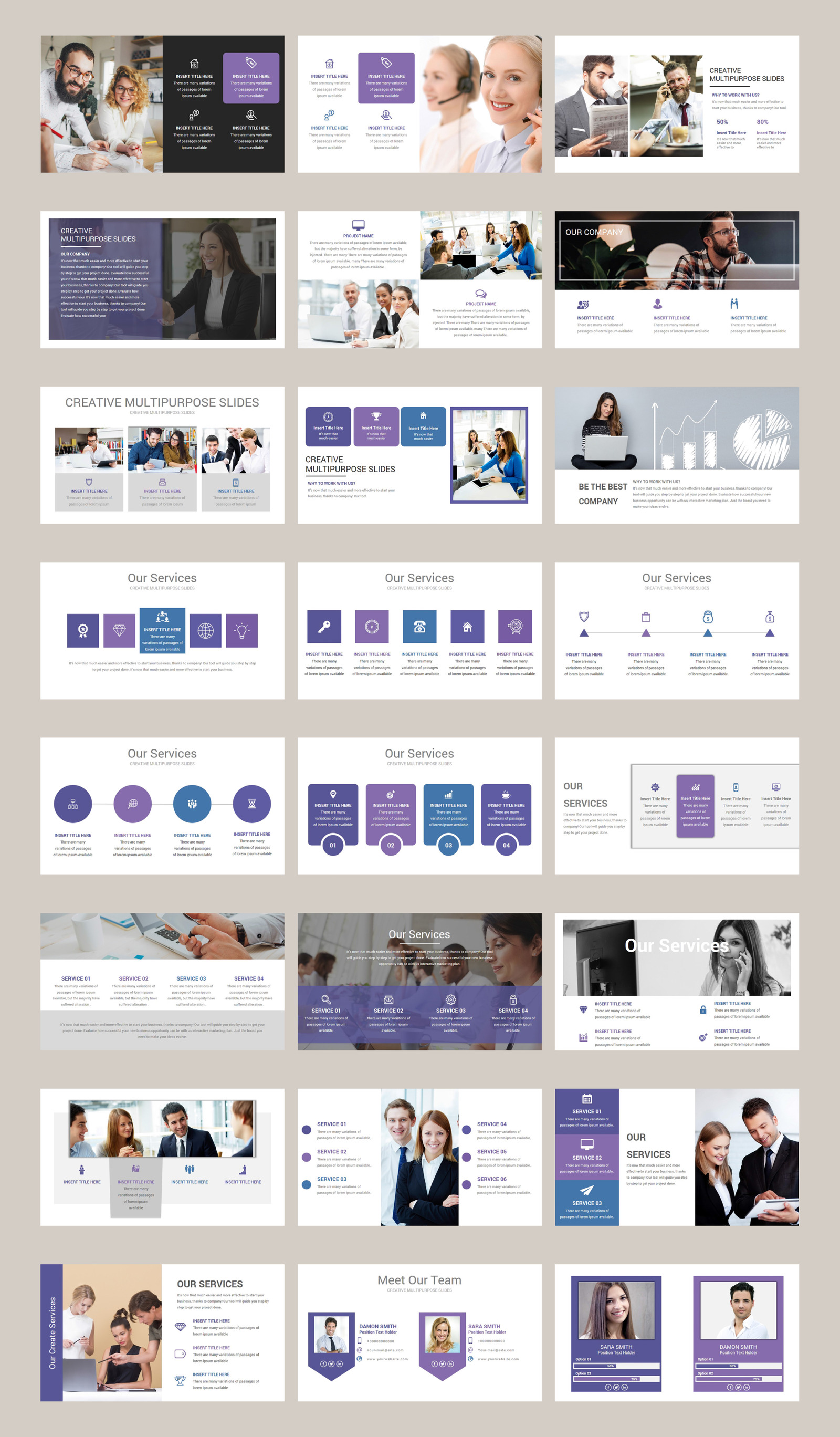 Good Luck 2 in 1 PowerPoint template - TemplateMonster
