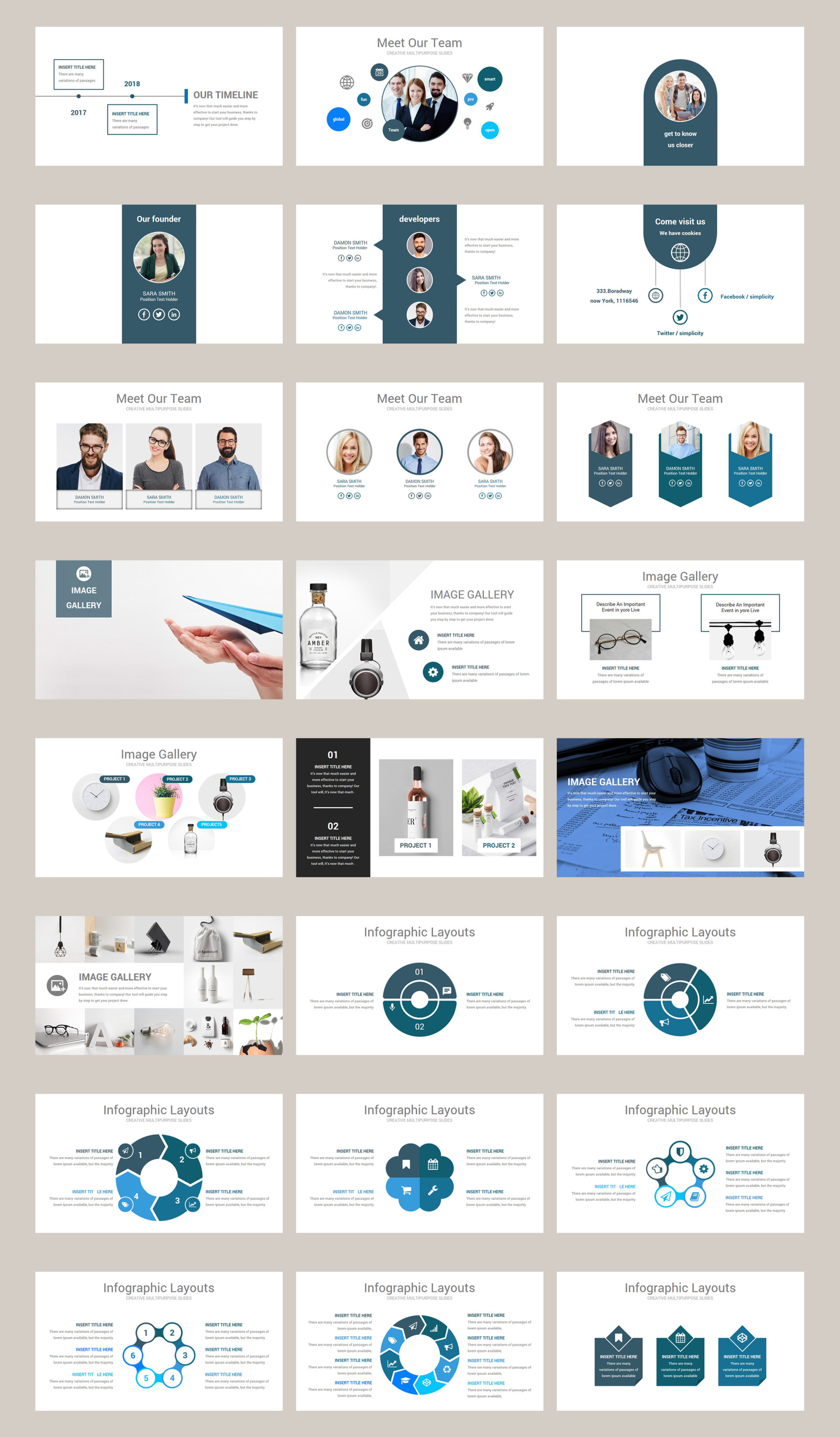 Good Luck 2 in 1 PowerPoint template - TemplateMonster