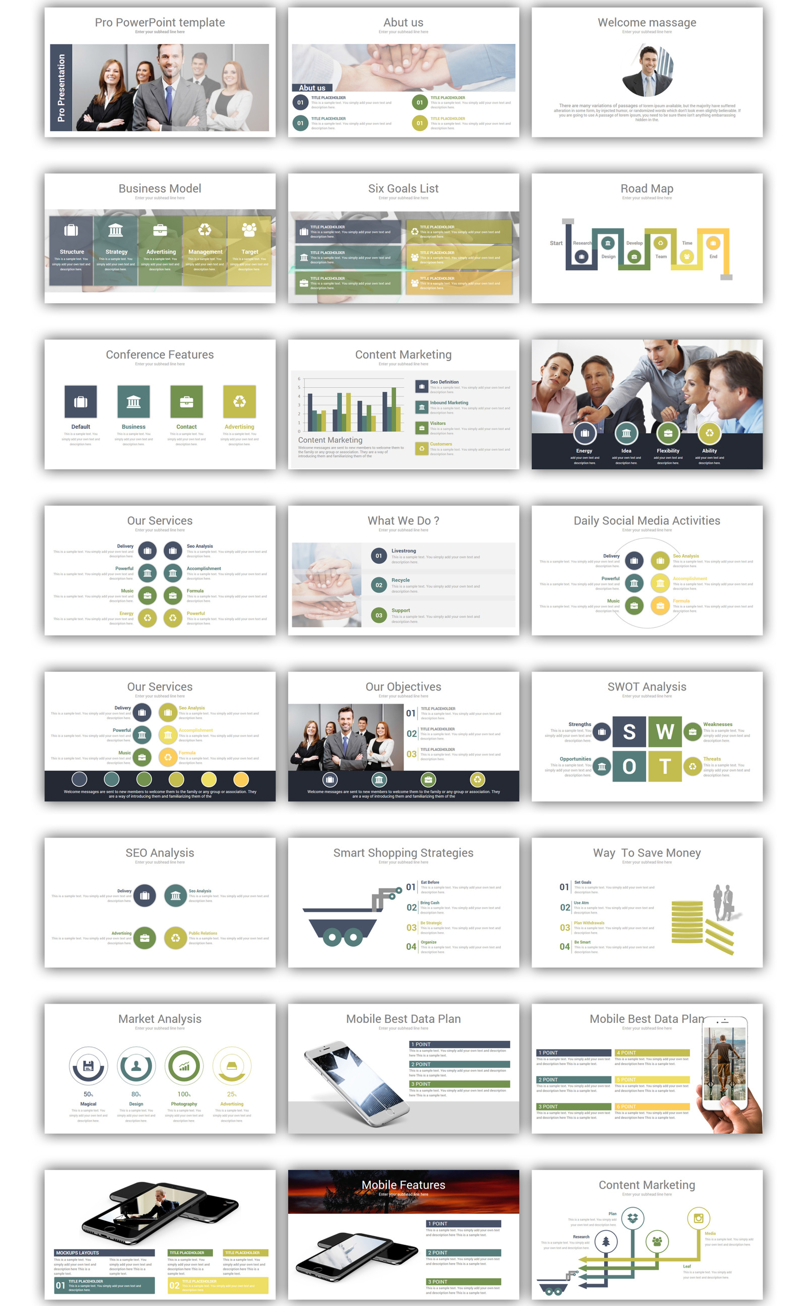 Pro - PowerPoint template #77025 - TemplateMonster