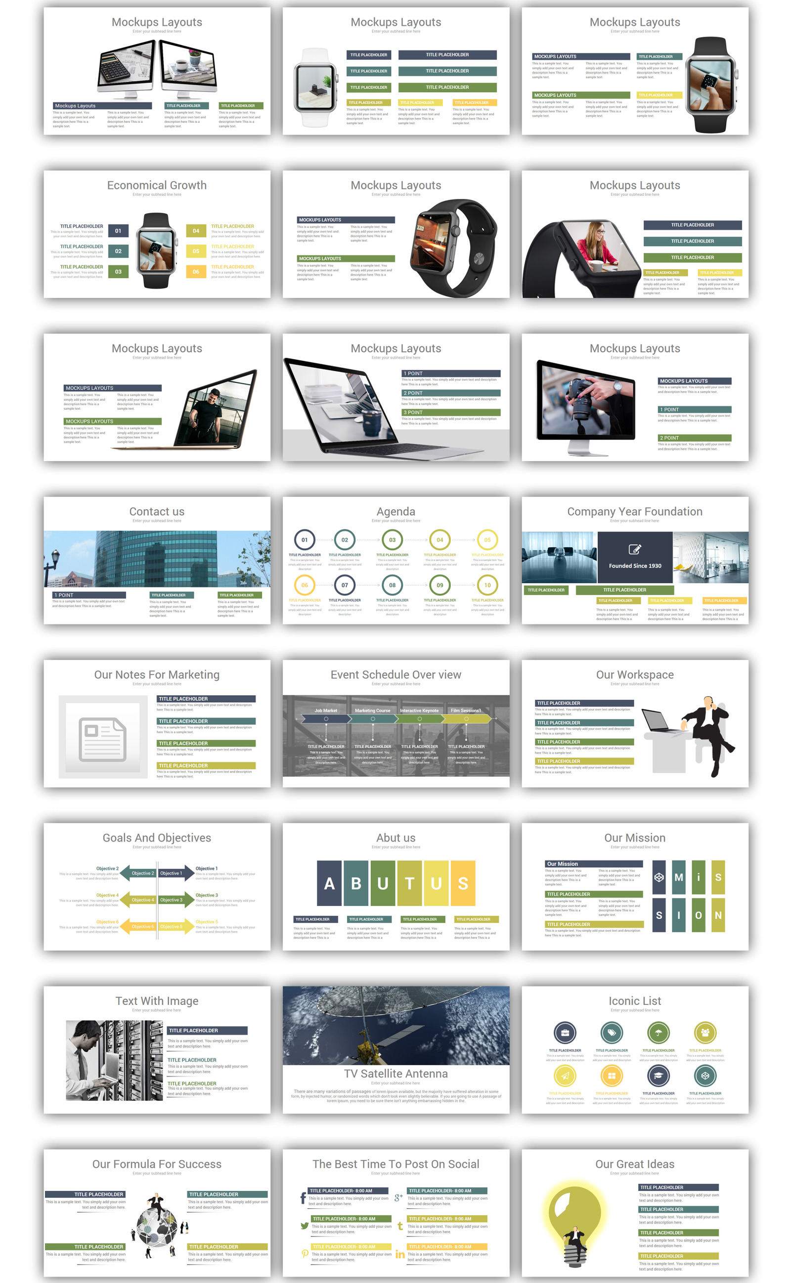 Pro - PowerPoint template #77025 - TemplateMonster