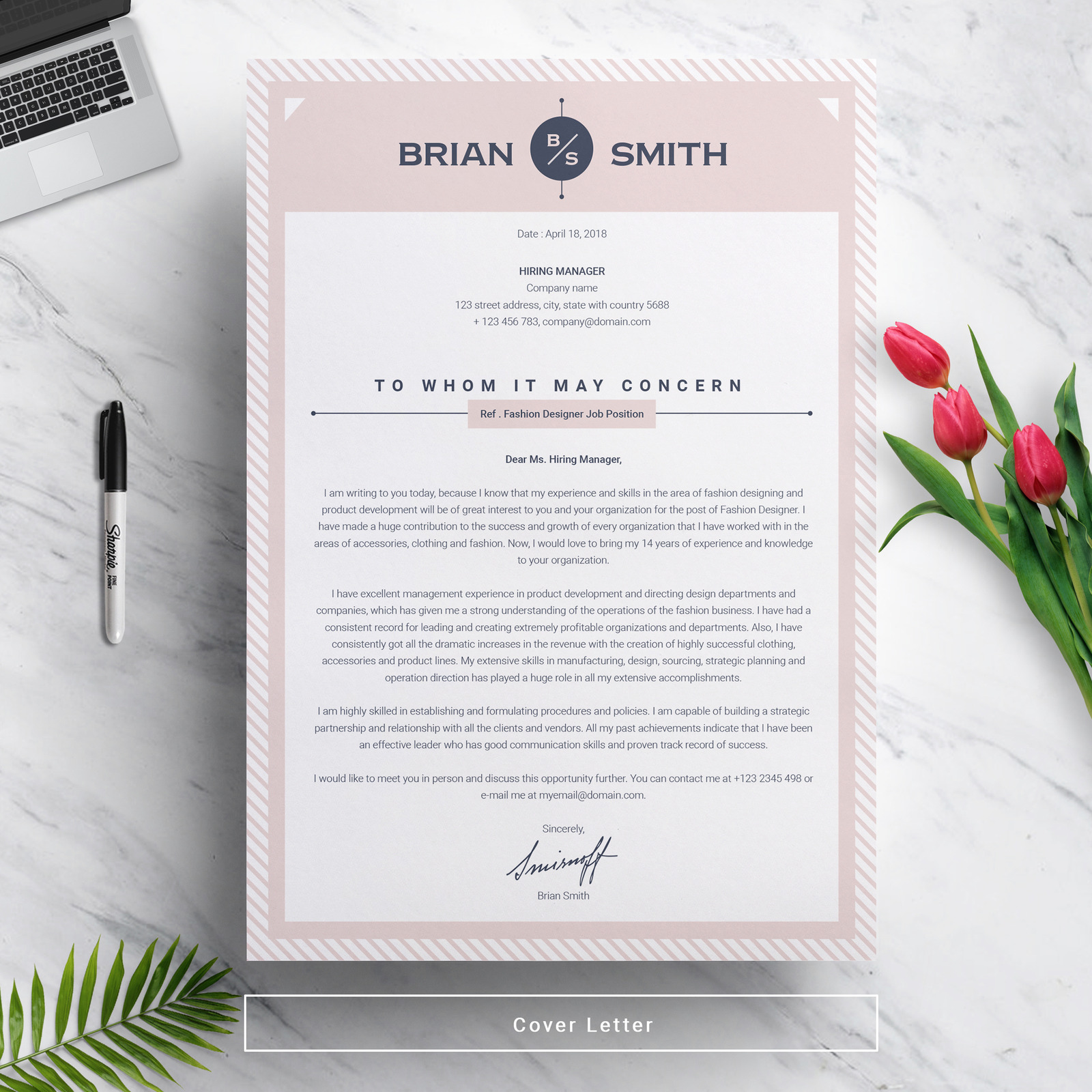 Brian Smith Resume Template #74559 - TemplateMonster