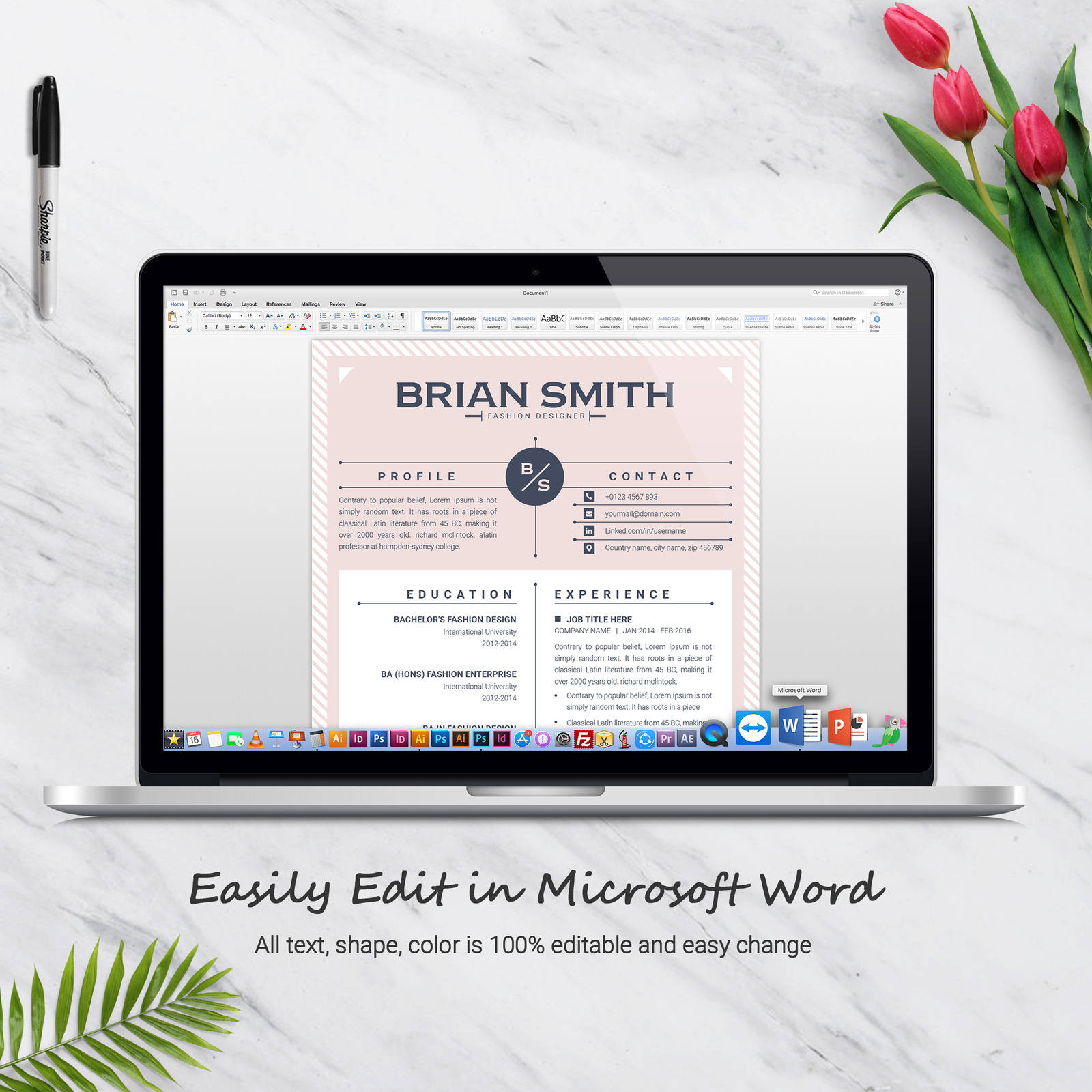 Brian Smith Resume Template #74559 - TemplateMonster
