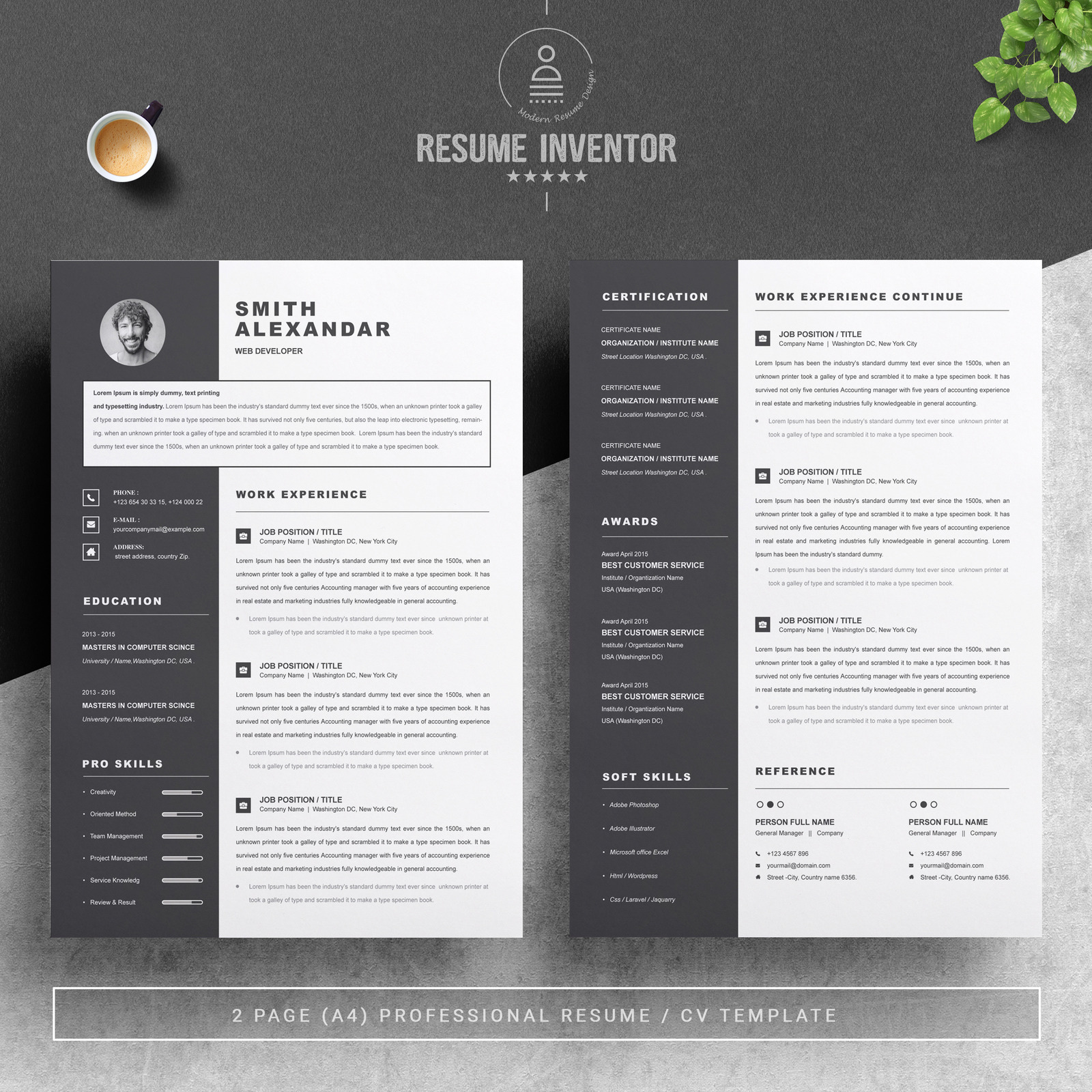 Smith Resume Template #88696 - TemplateMonster
