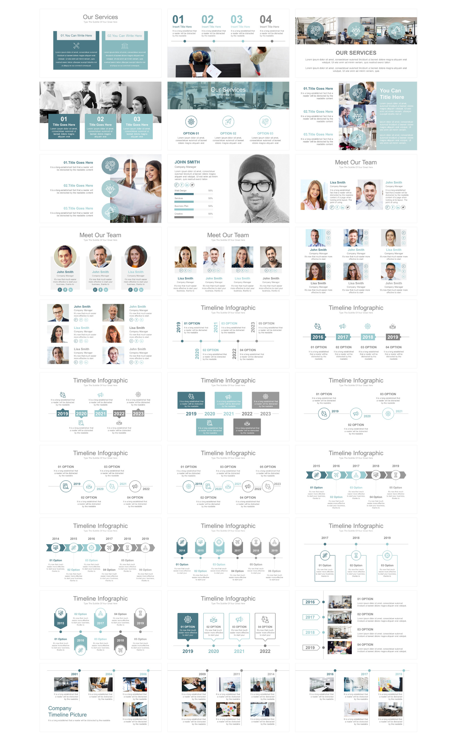 Minimalist Presentation PowerPoint template - TemplateMonster