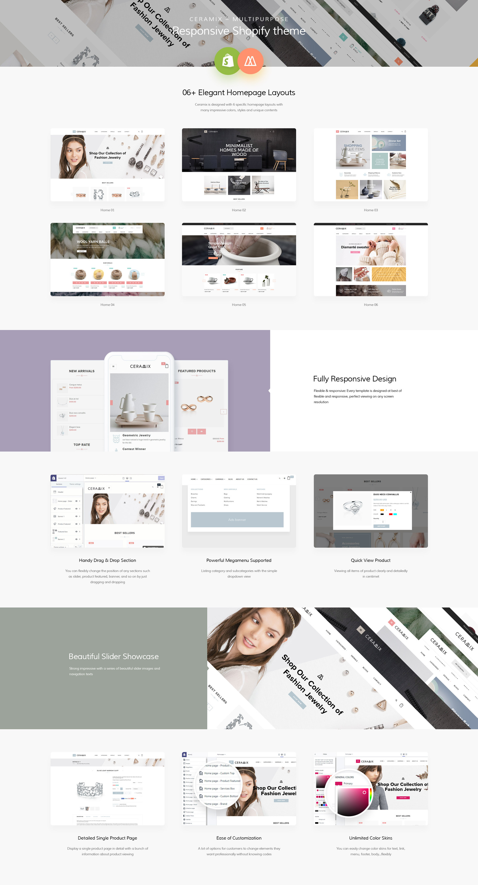 Ceramix Shopify Theme #71651 - TemplateMonster