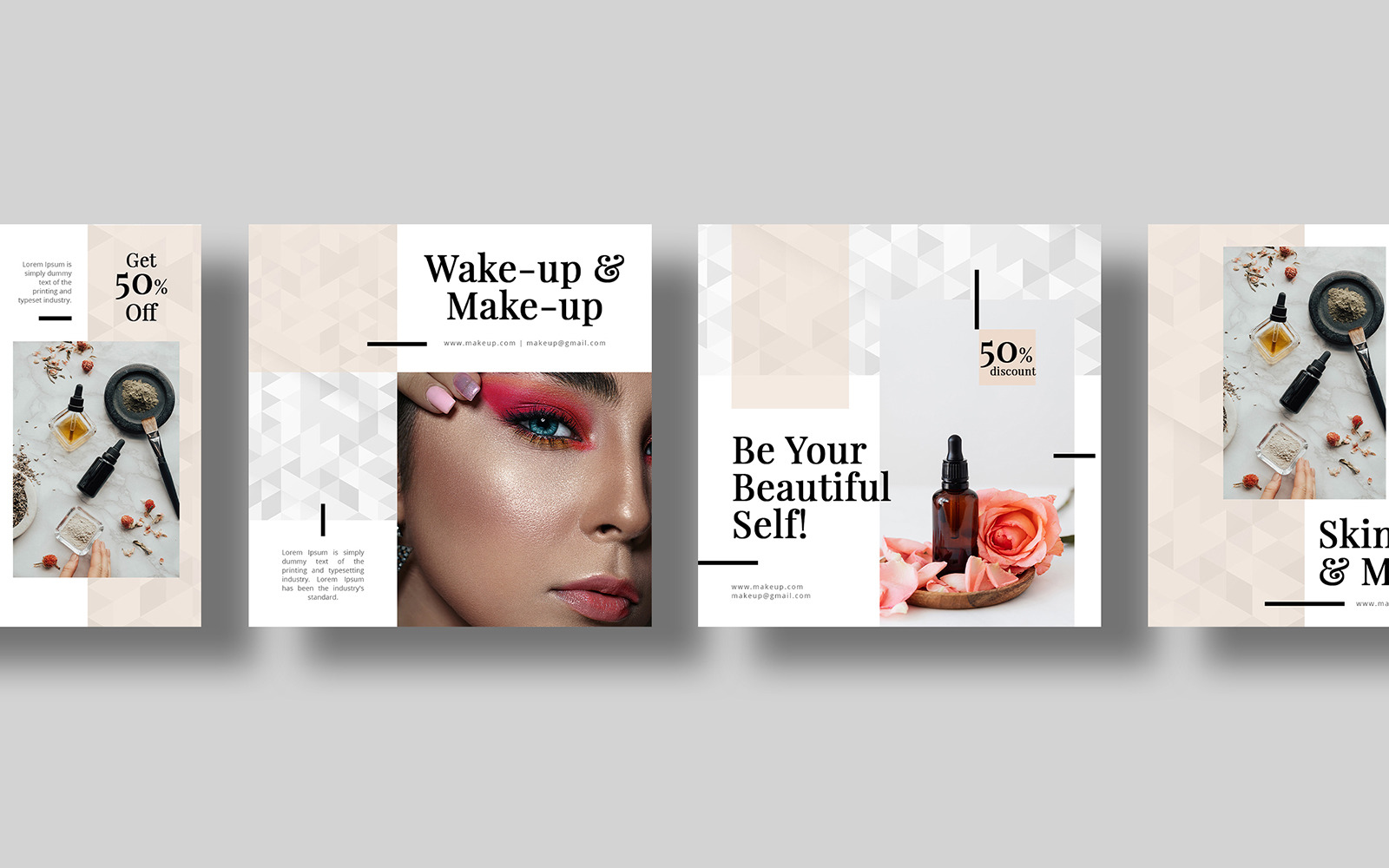 Beautie Instagram Kit Social Media Template - TemplateMonster