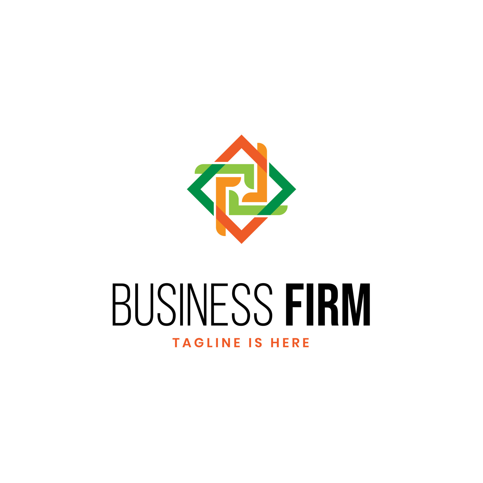 Business Firm Logo Design Template #94008 - TemplateMonster