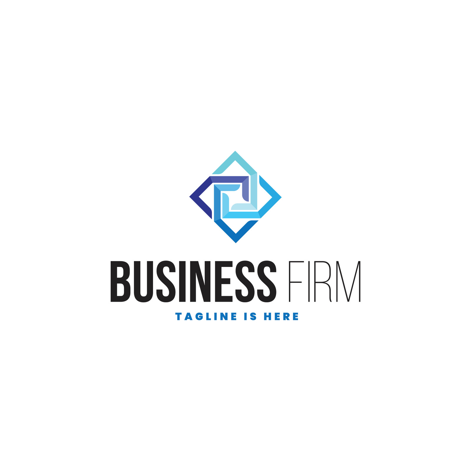 Business Firm Logo Template Design #95007 - TemplateMonster