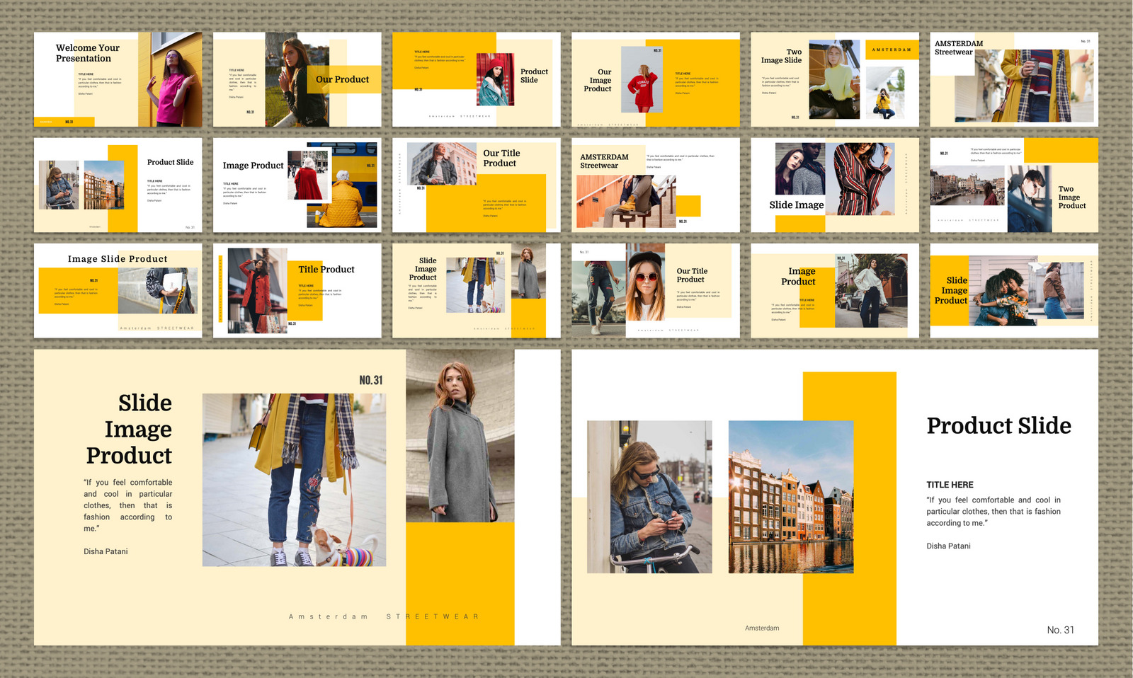 AMSTERDAM PowerPoint template #93139 - TemplateMonster