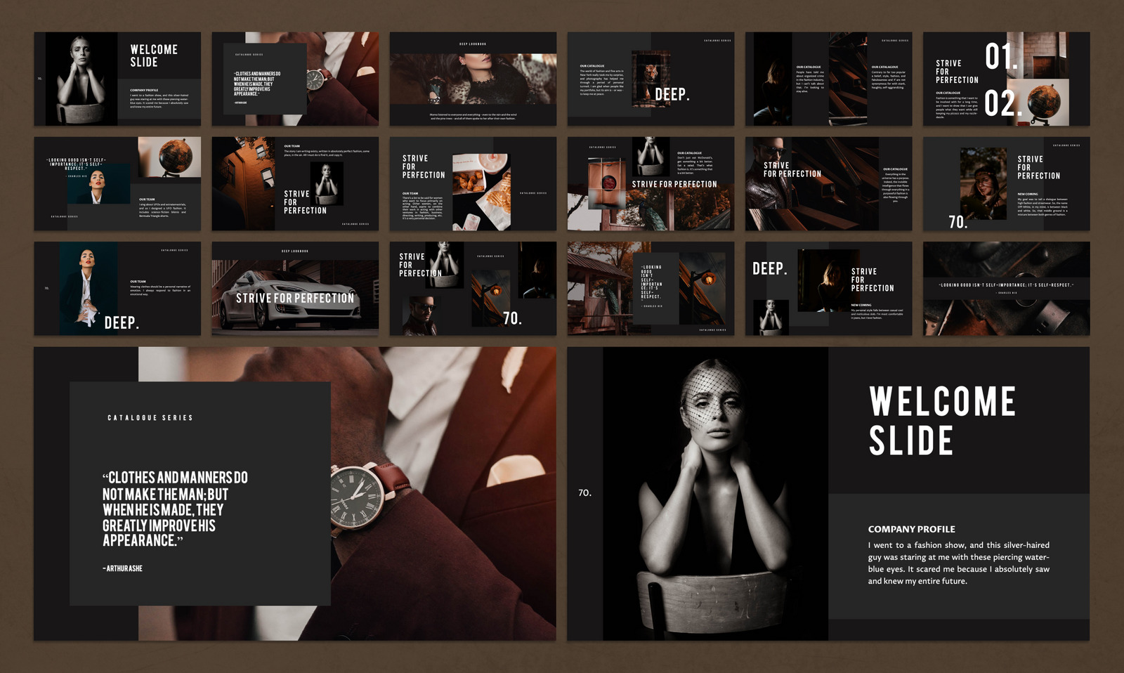 DEEP PowerPoint template #92318 - TemplateMonster