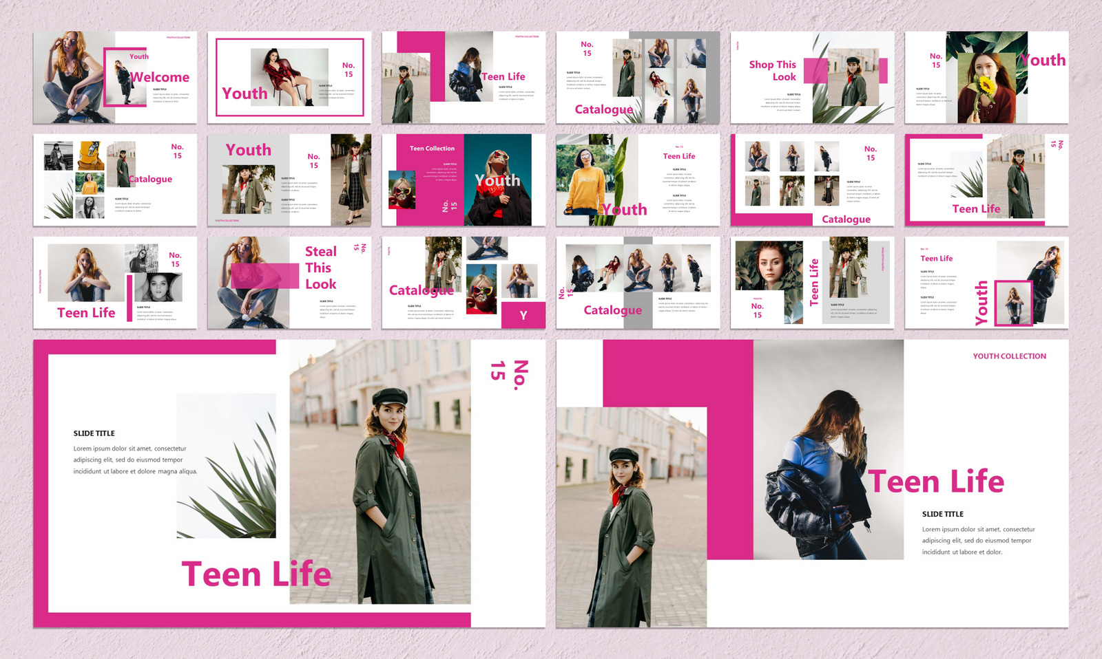 YOUTH PowerPoint template #95136 - TemplateMonster