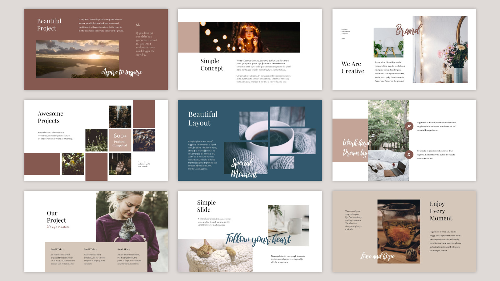 Glorious presentation PowerPoint template - TemplateMonster