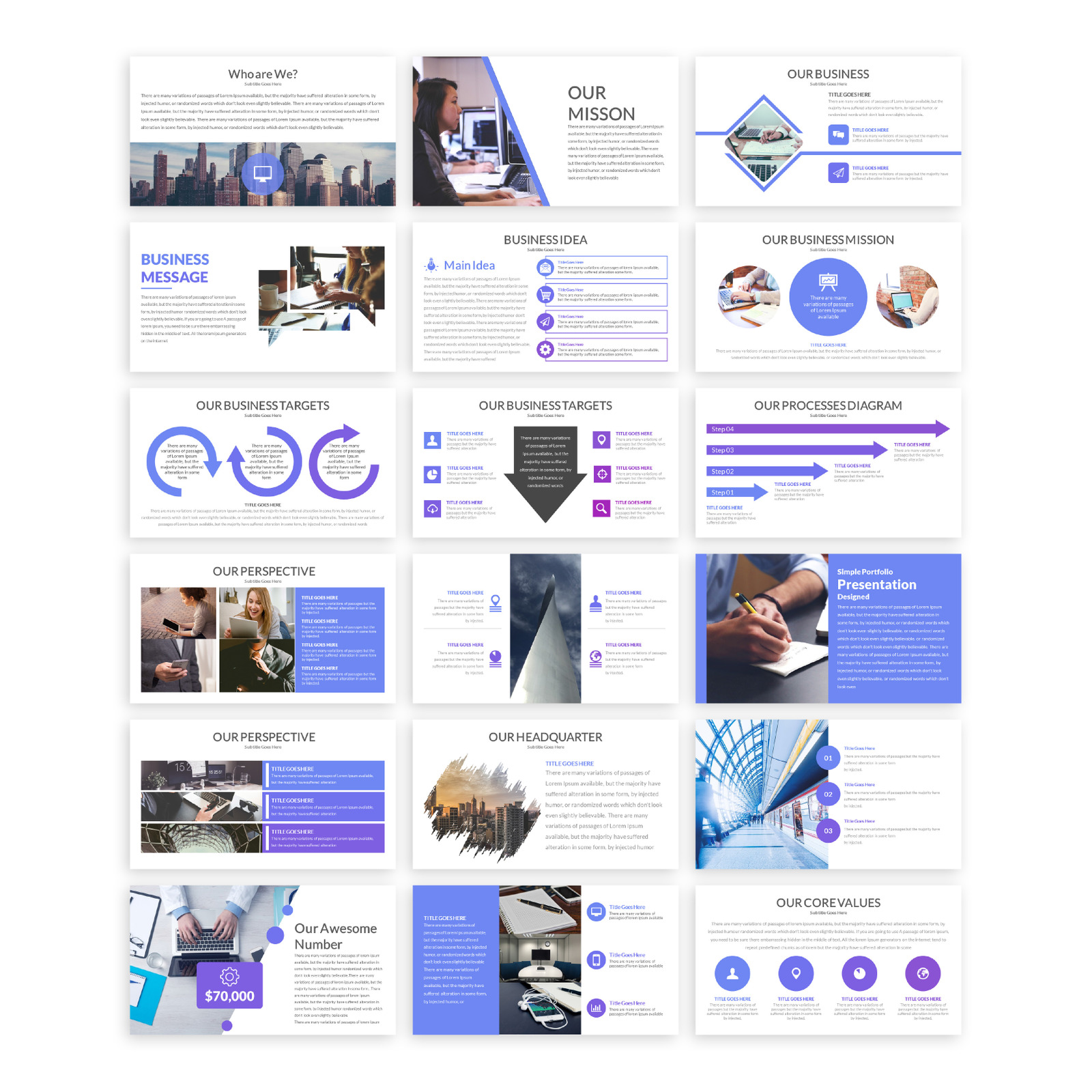 Maxzato Pro Business PowerPoint template - TemplateMonster