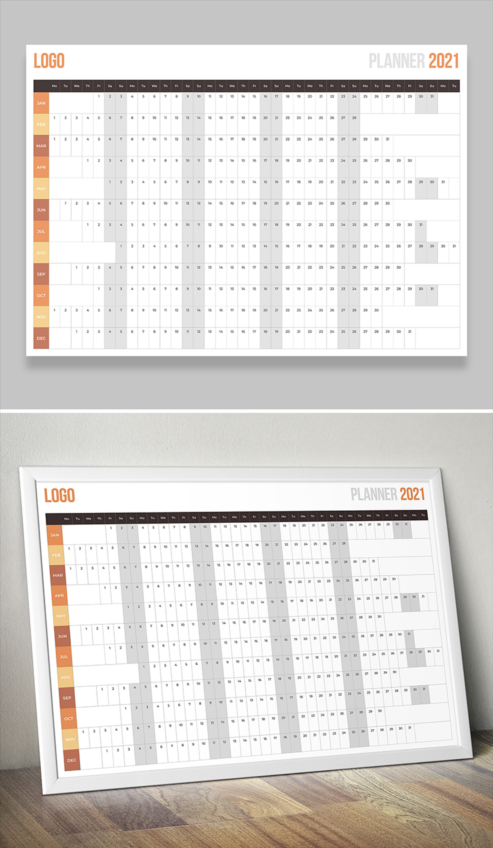 Annual Year 2021 Planner #151659 - TemplateMonster