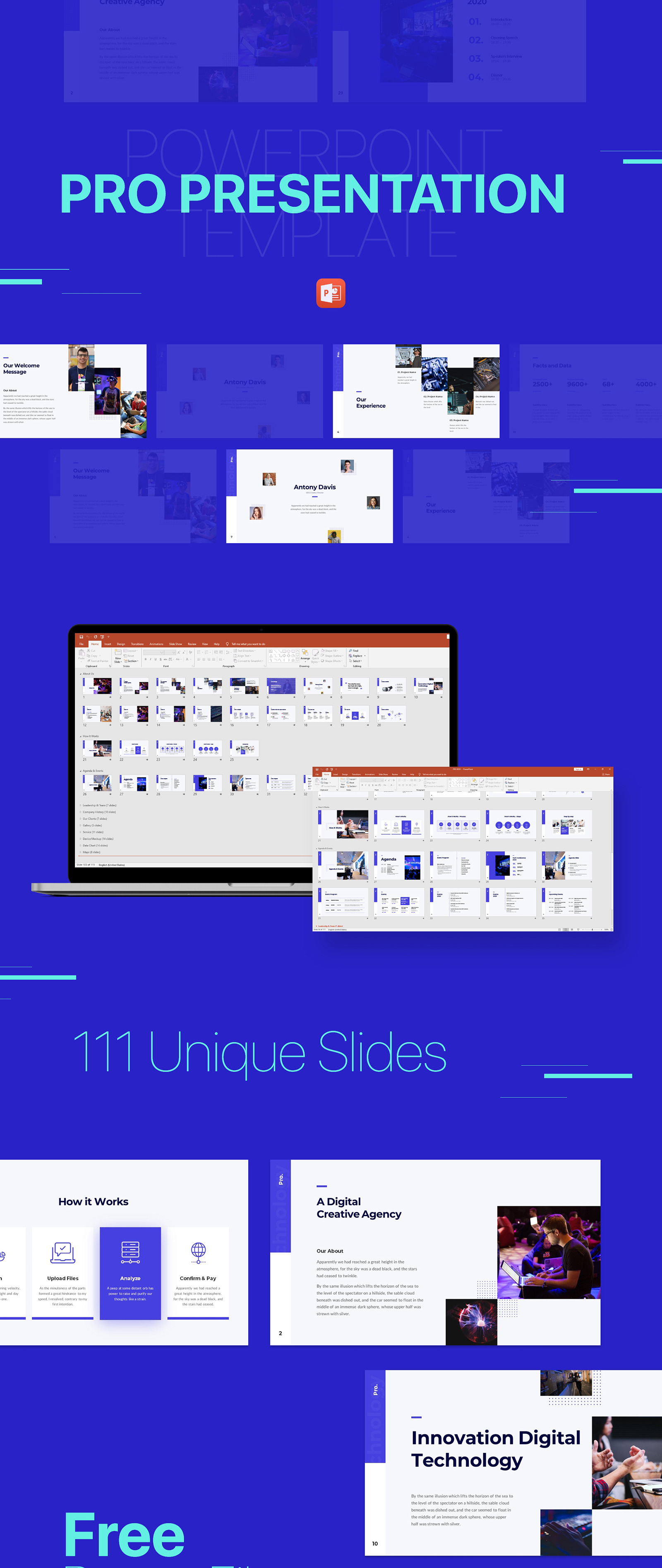 Pro Presentation - Animated PowerPoint template