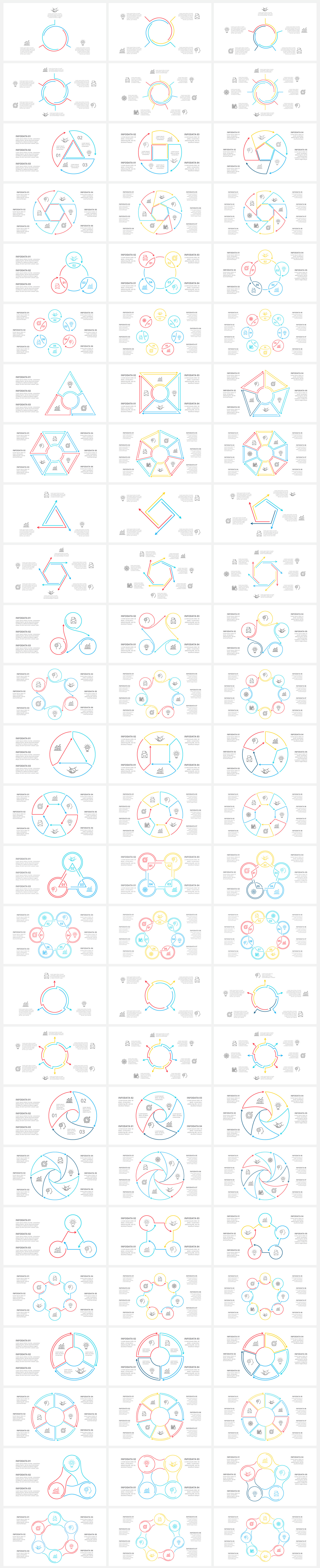 Minimal Animated Infographics Presentations PowerPoint template