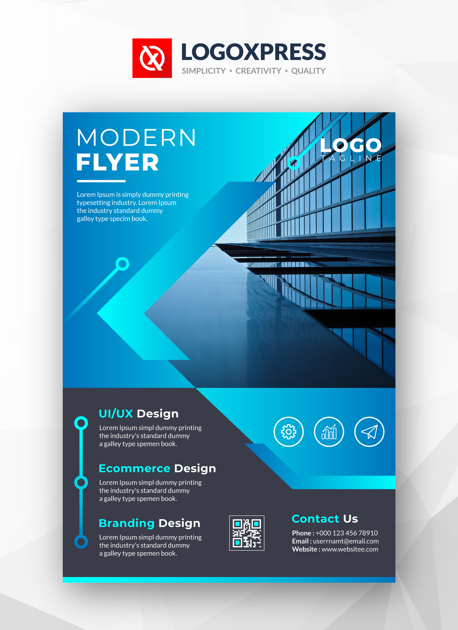 Stylish Digital Technology Flyer Design - TemplateMonster
