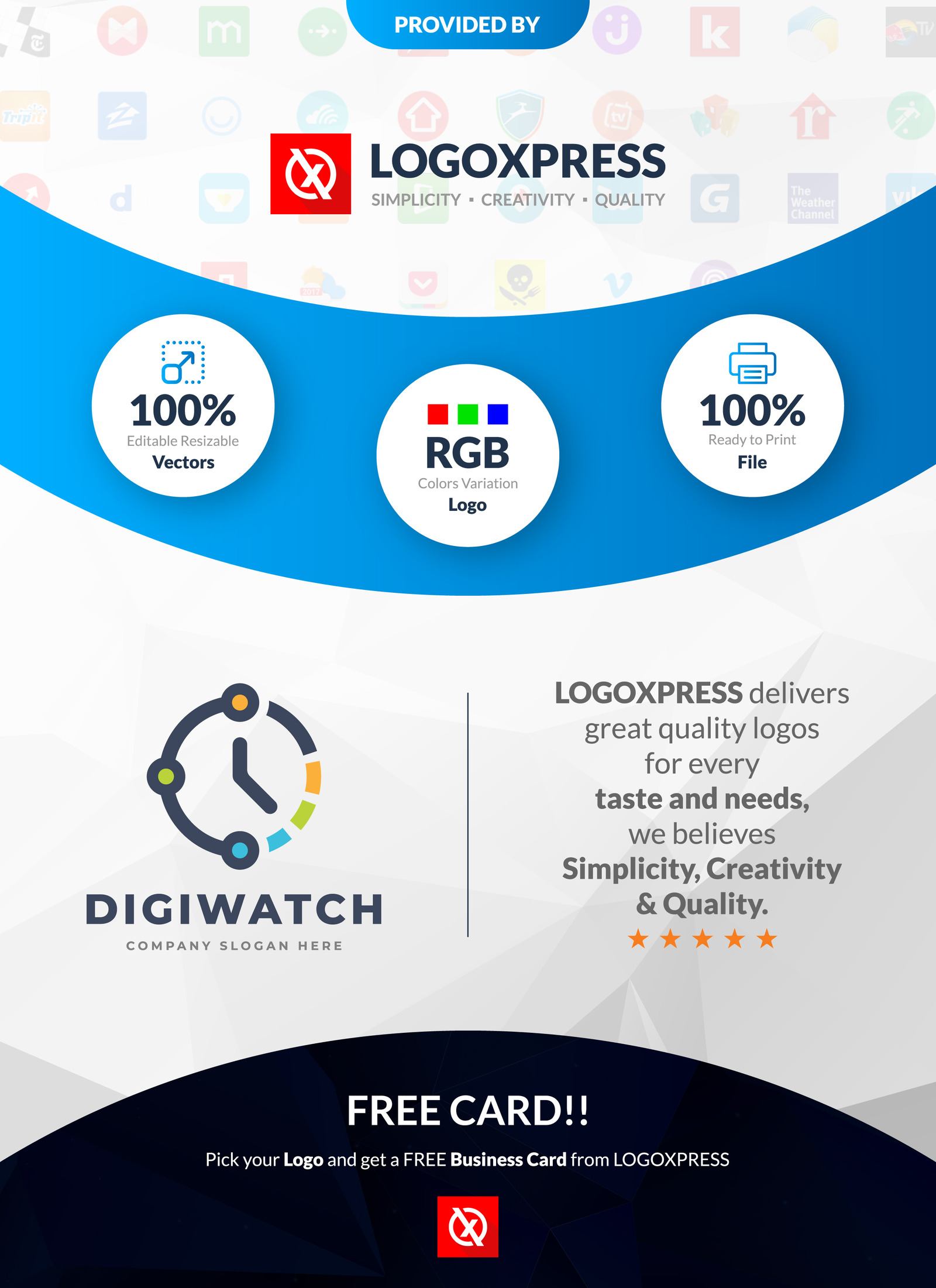 Smart Digital Watch Data Time Technology Logo