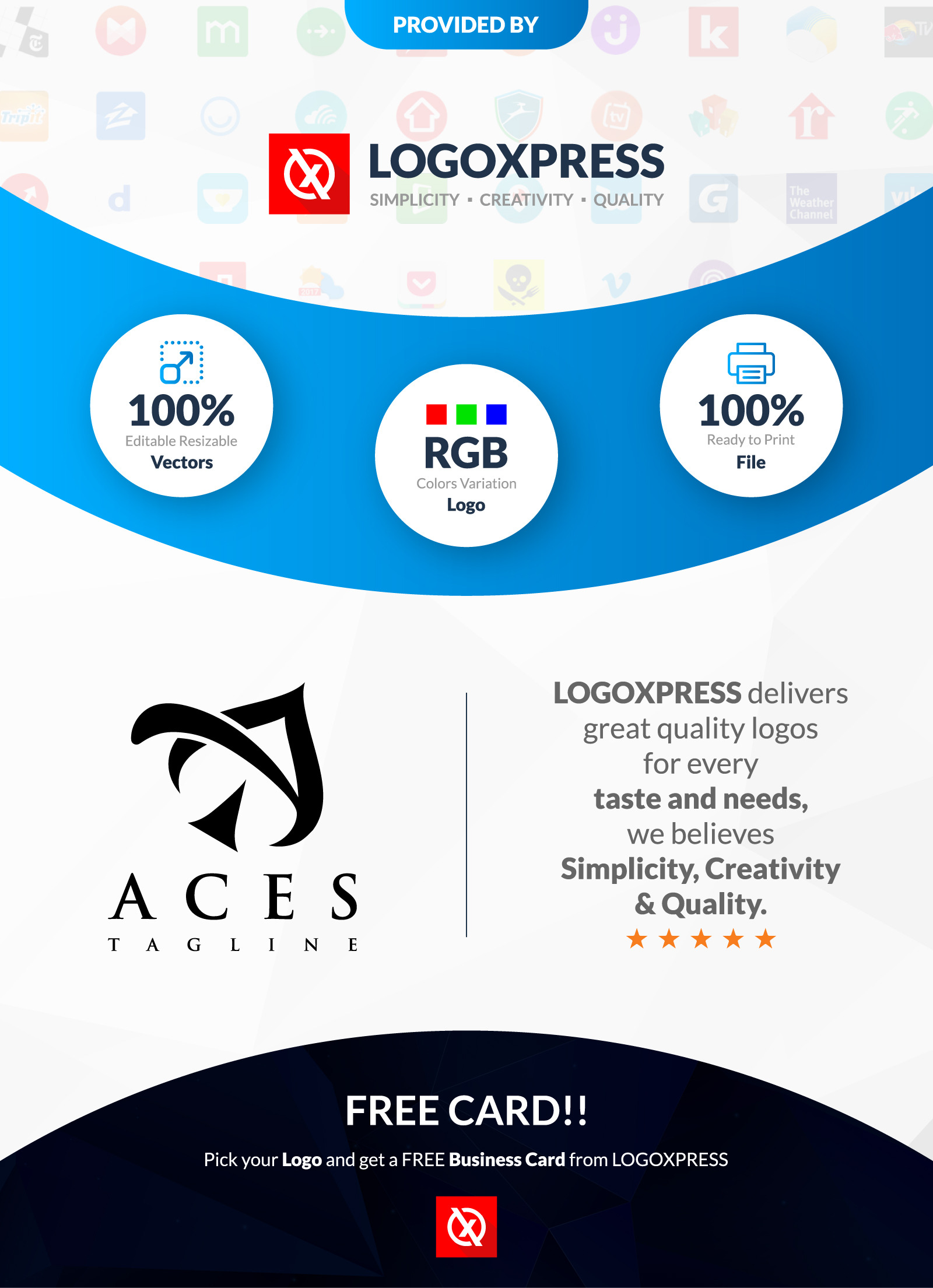 Creative Letter A Aces Logo Design #100608 - TemplateMonster