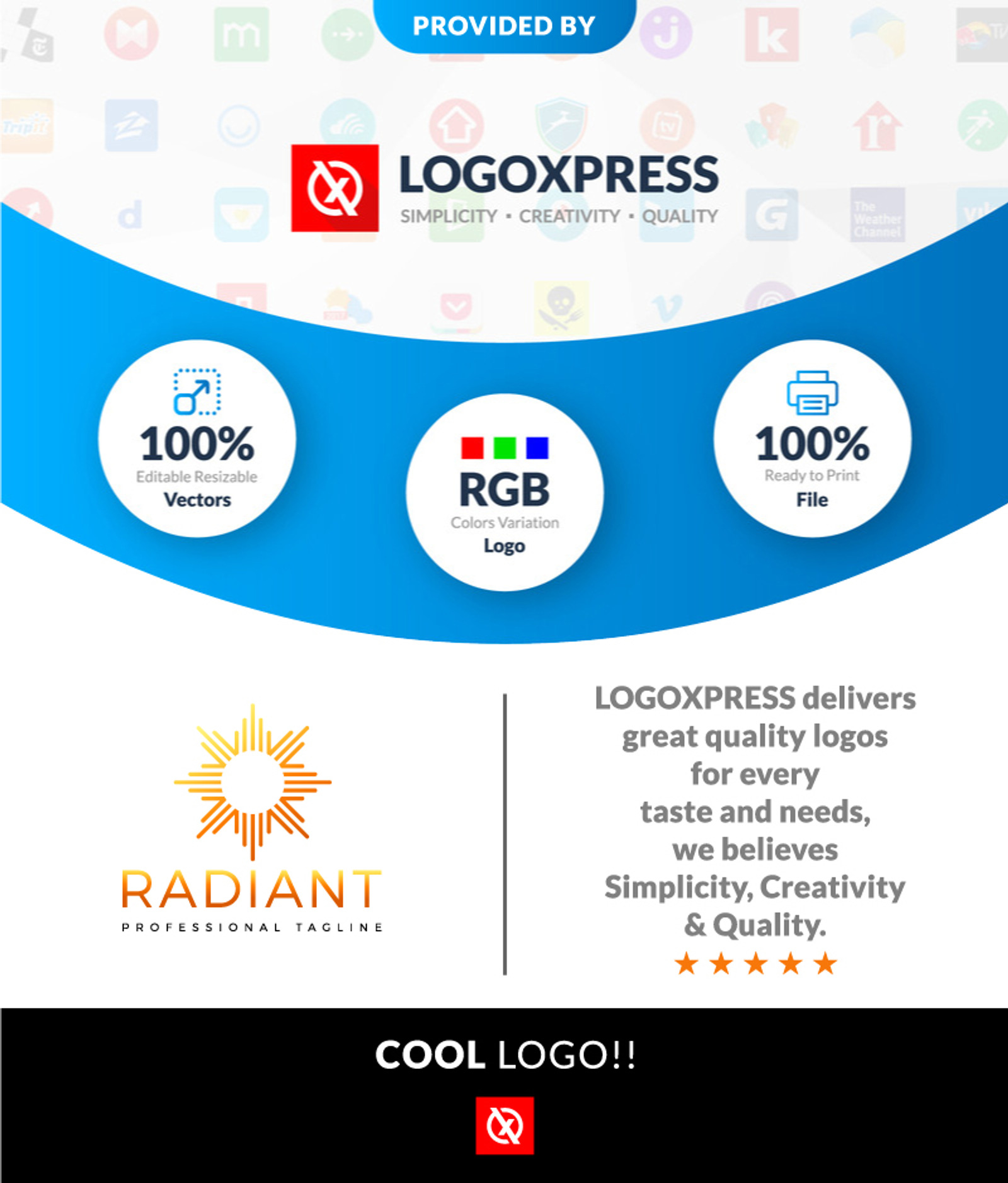 Radiant Energy Logo Design #143274 - TemplateMonster