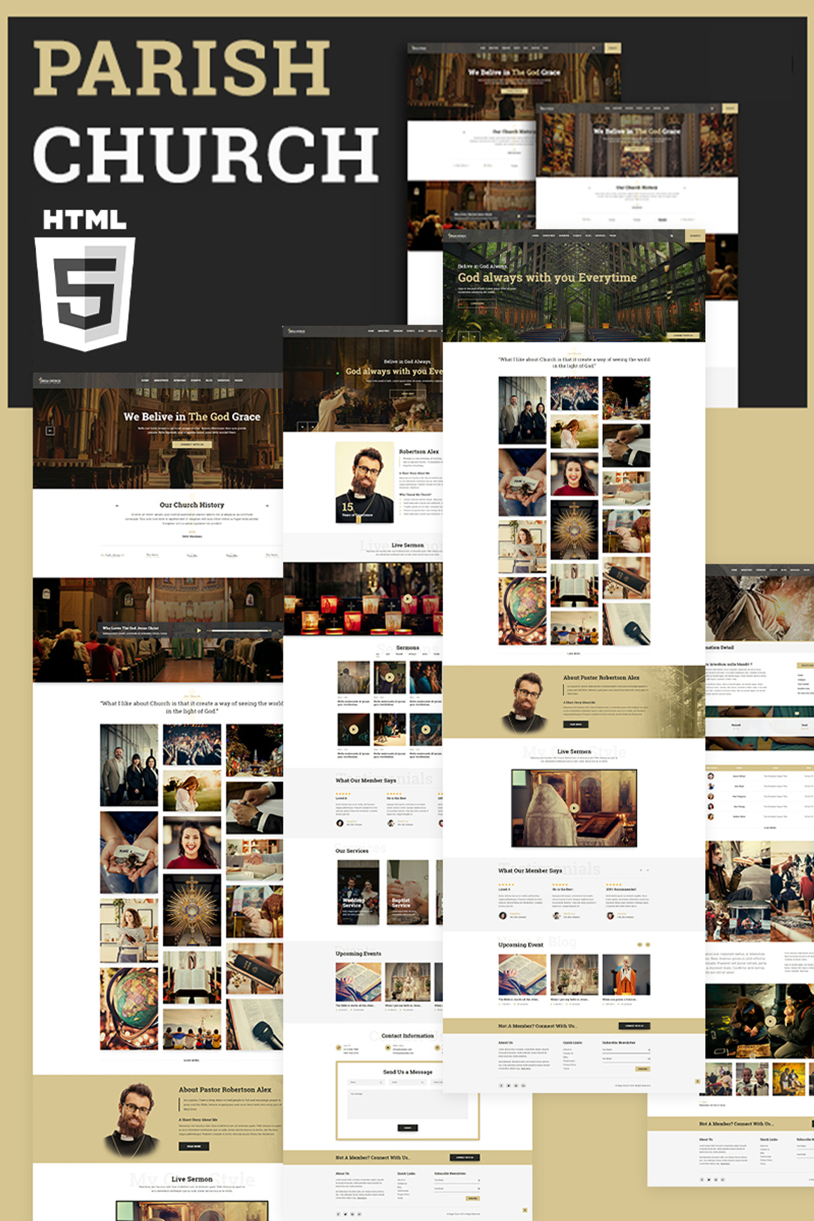 Parish | Church and Religious HTML5 Website Template