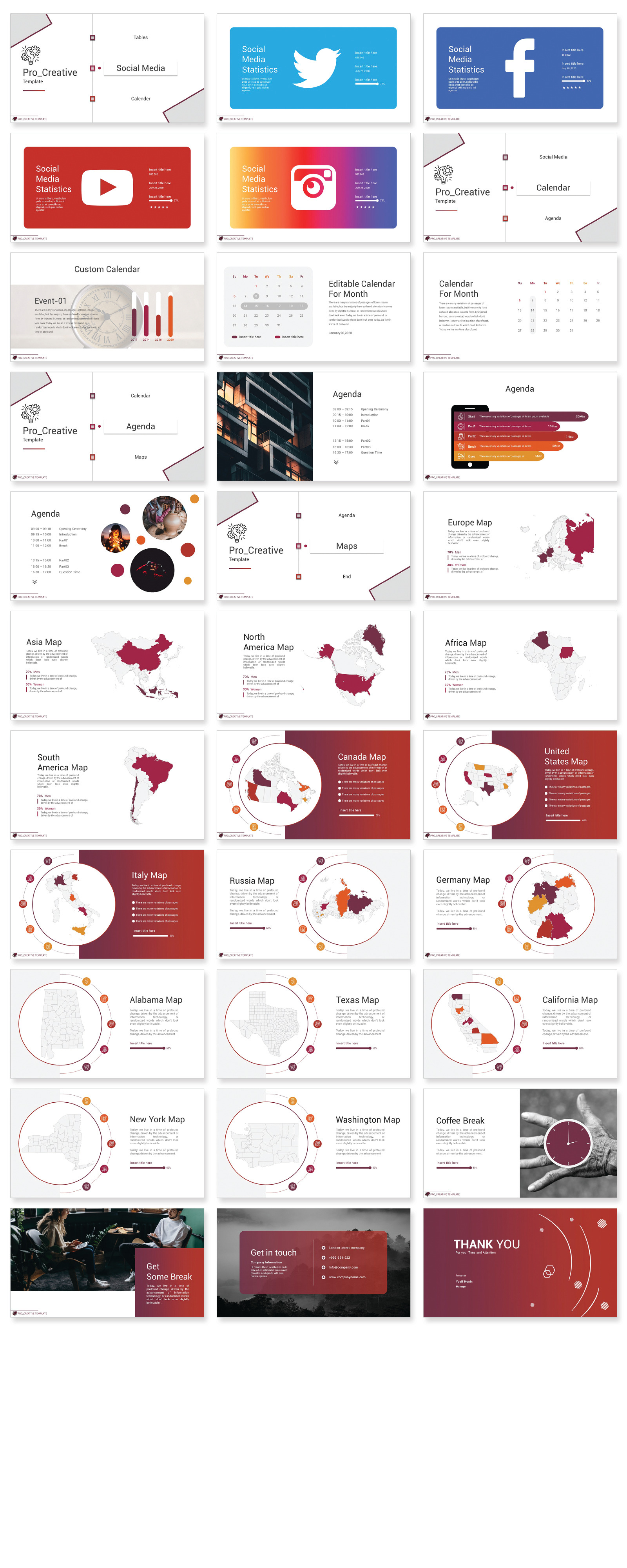 Pro_Creative PowerPoint template #100954 - TemplateMonster