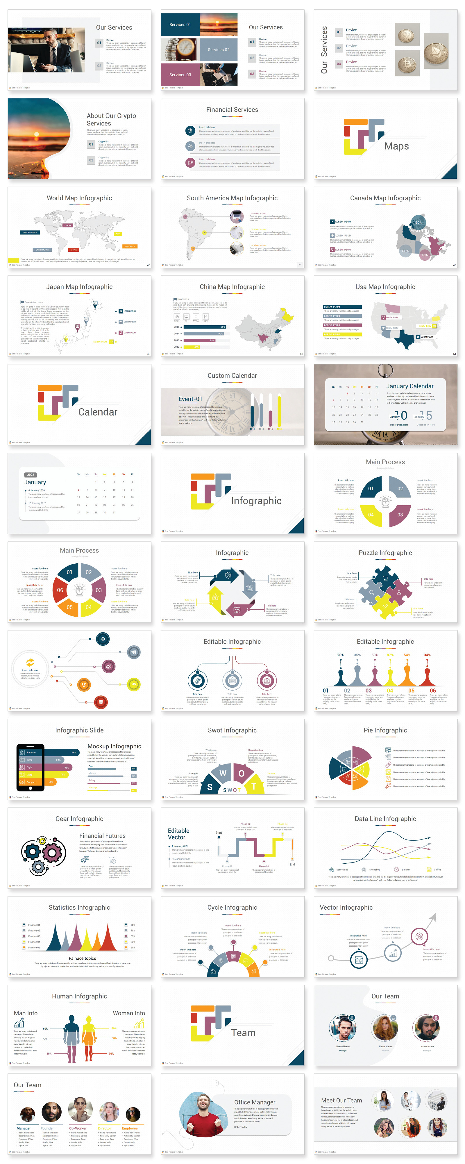 Financial balance PowerPoint template - TemplateMonster