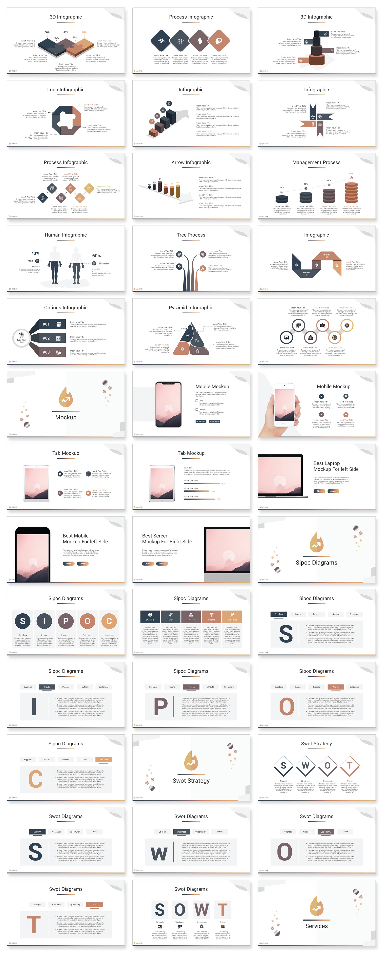 Light Slides PowerPoint template #102762 - TemplateMonster