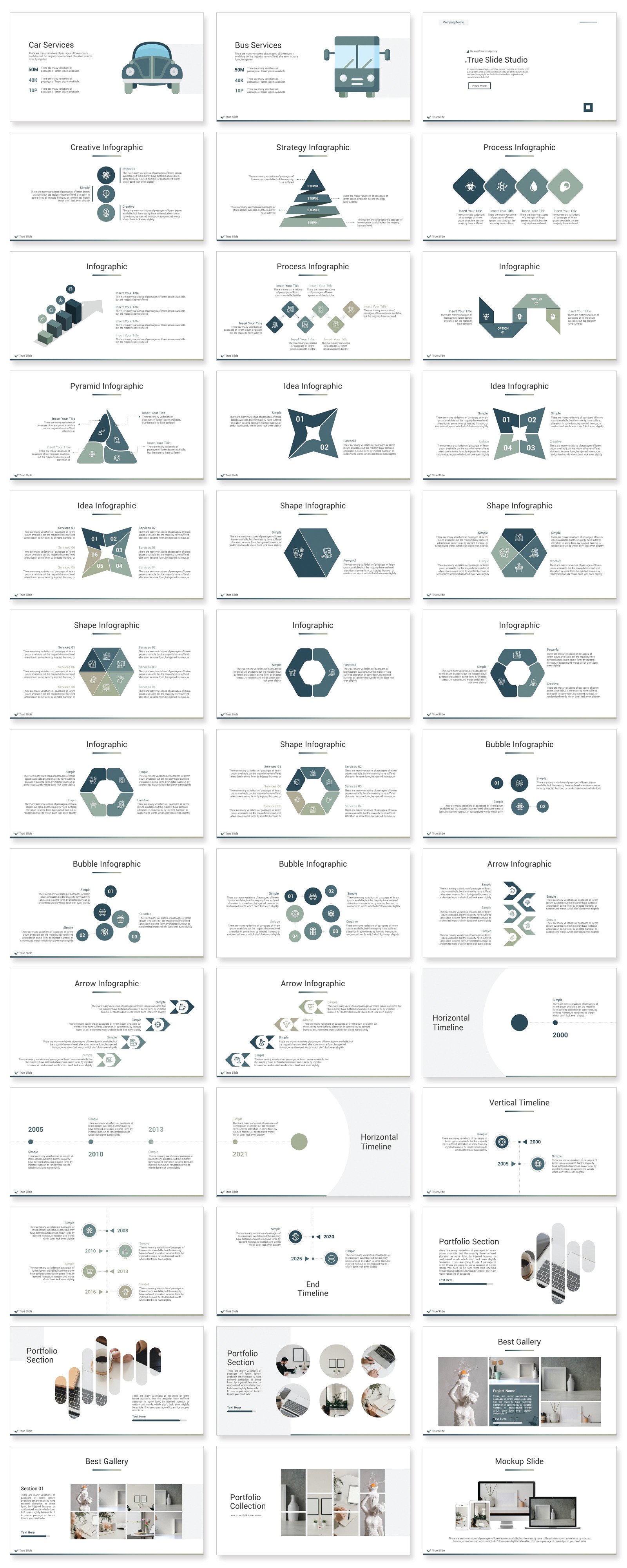 True Slide PowerPoint template #110314 - TemplateMonster