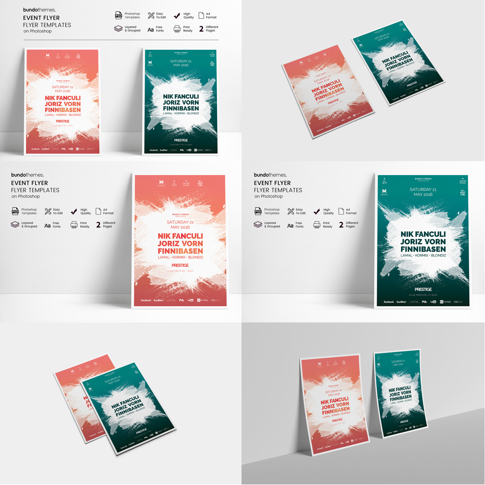 Minimal - Event Flyer - Corporate Identity Template