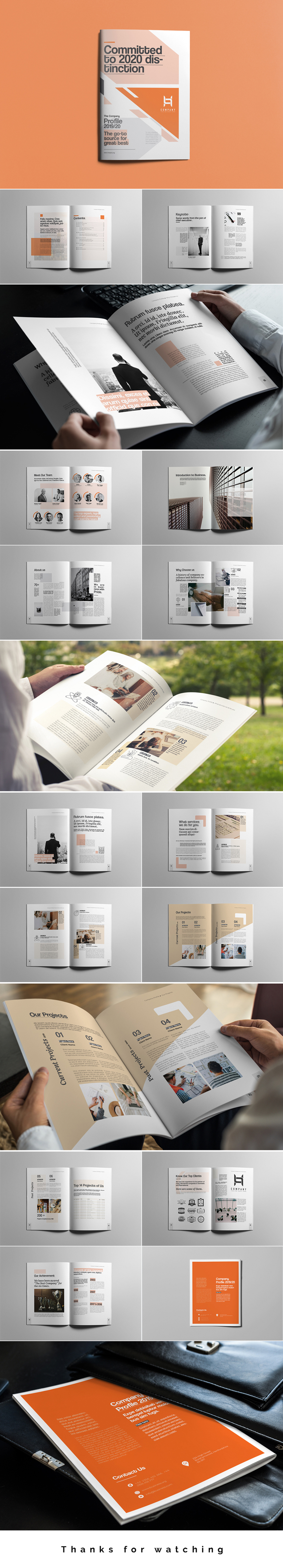 Corporate Identity Indesign Brochure - TemplateMonster